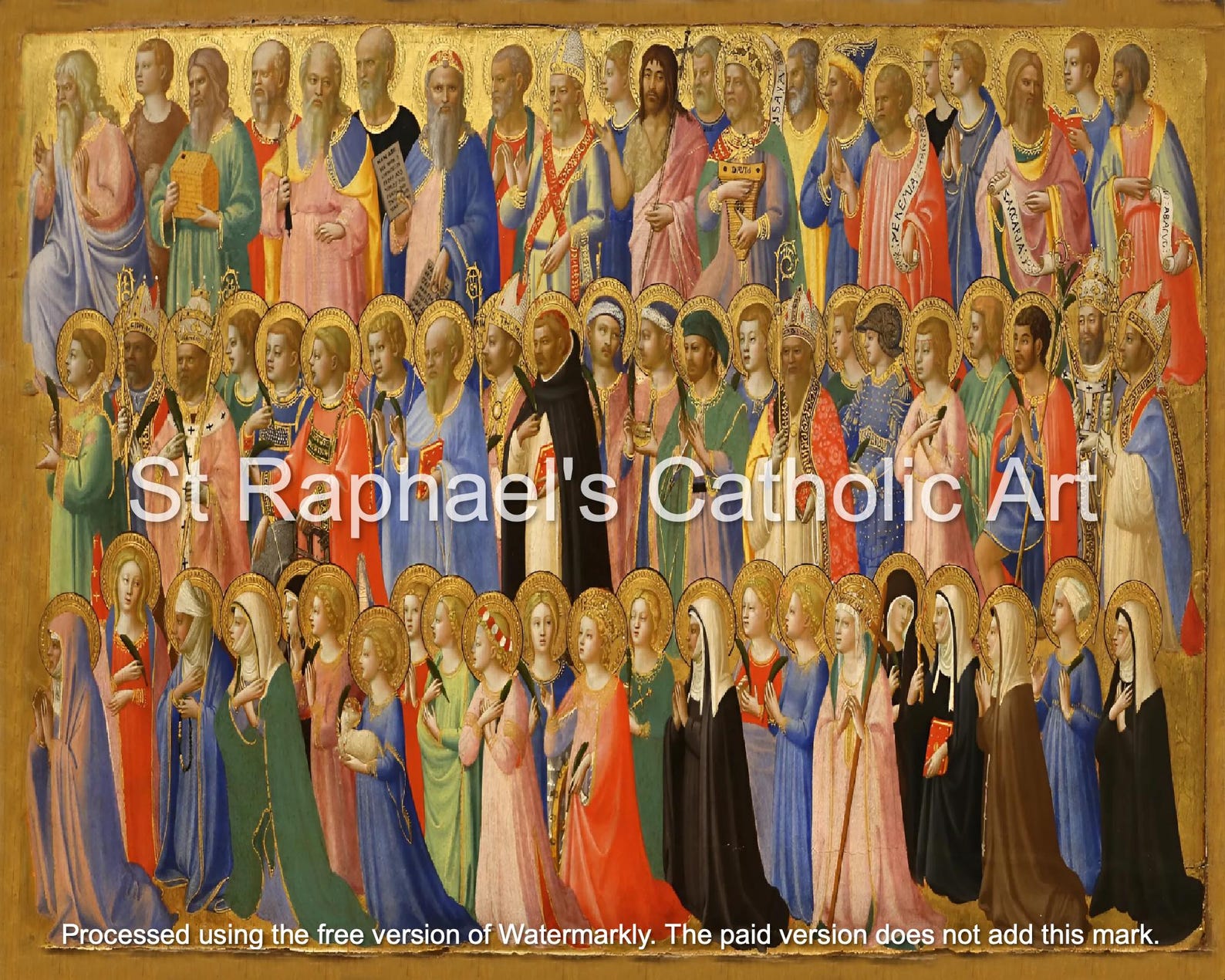 All Saints Catholic Feast Day November 1st Holy Picture Digital ...