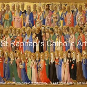 All Saints Catholic Feast Day November 1st Holy Picture Digital ...