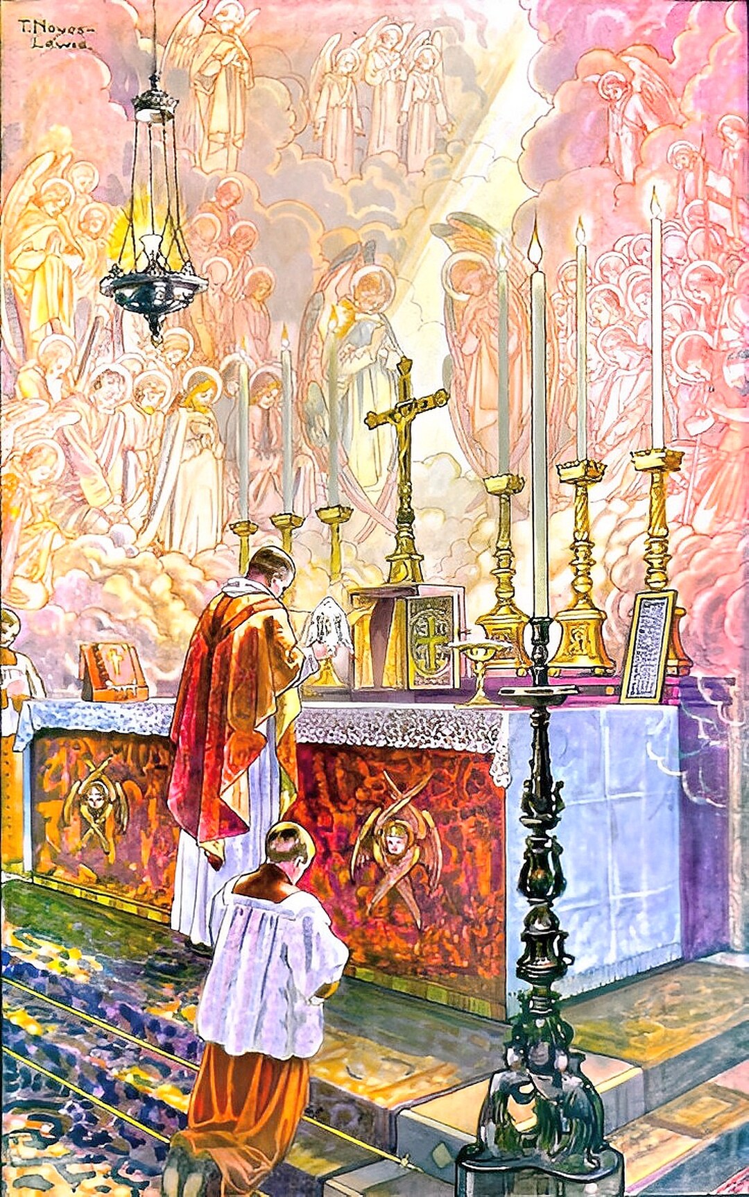 Latin Mass Catholic Sacrifice Traditional Picture Art Priest - Etsy