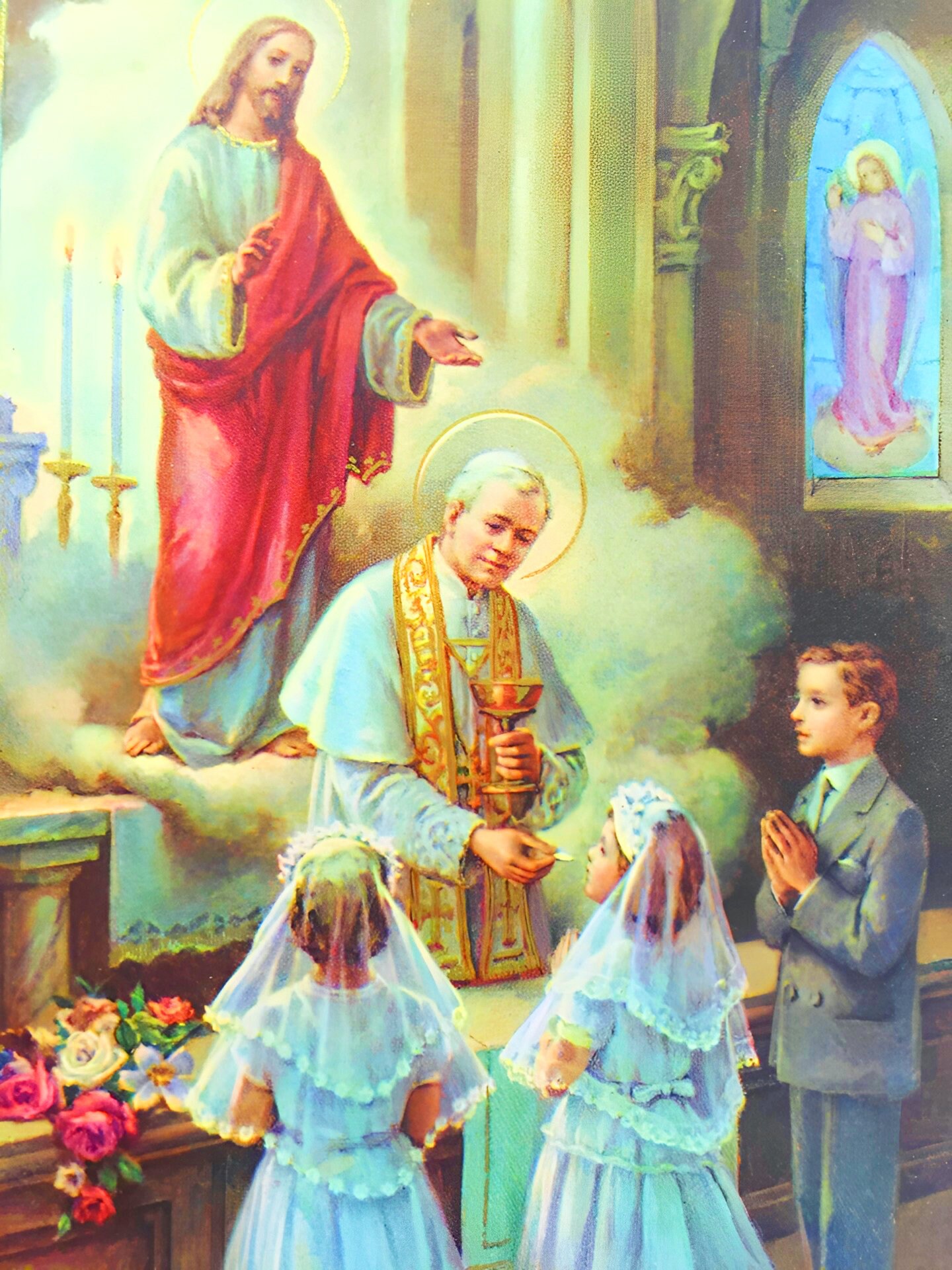 St Pius X First Communion Jesus Traditional Latin Mass - Etsy