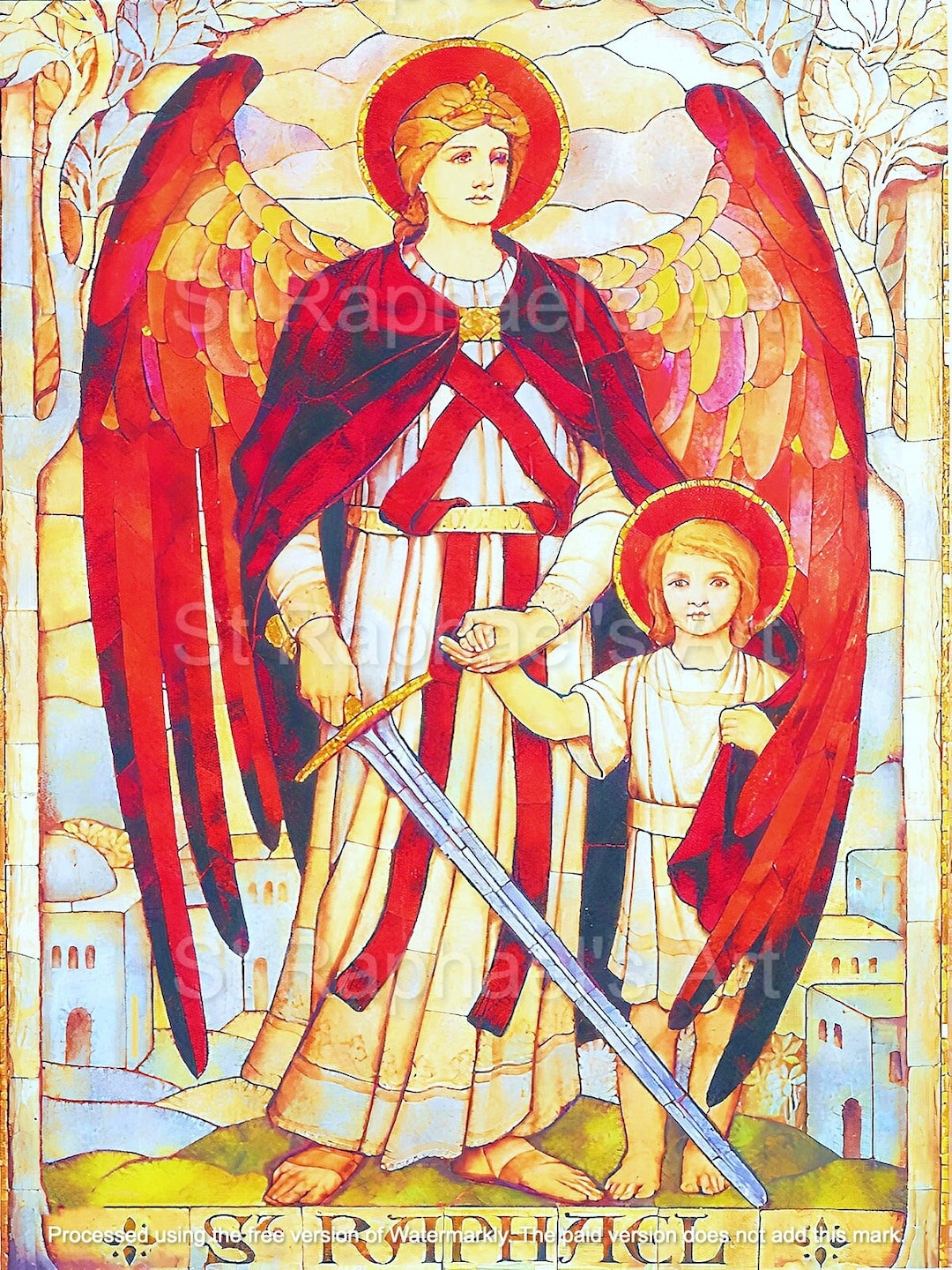 Archangels St Michael, Raphael, Saint Gabriel, Protection Angels ...