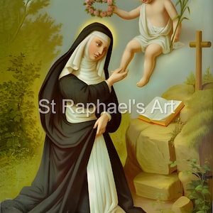 St Rose of Lima Patron Saint South America Catholic Digital Downloads ...