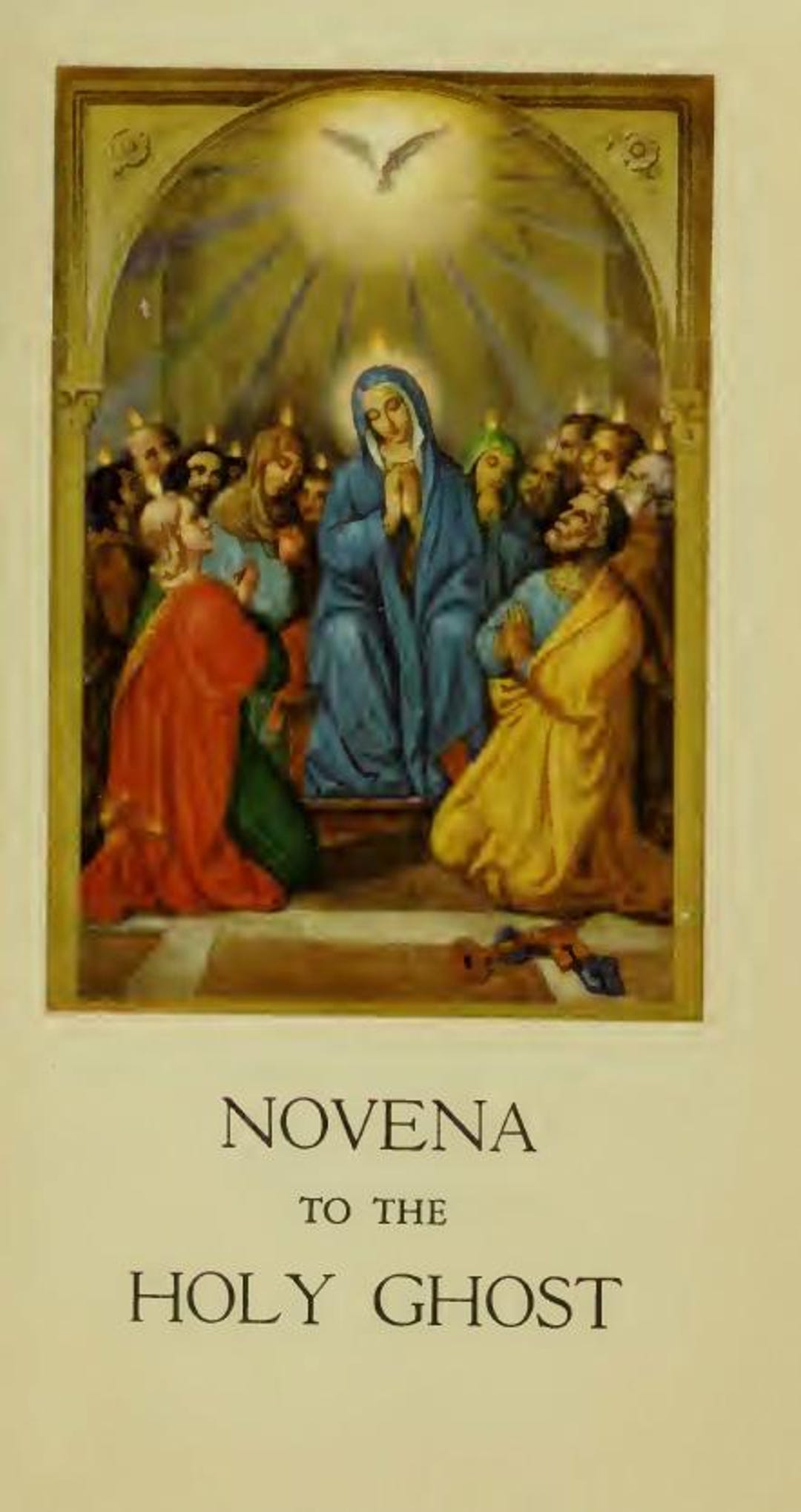 Holy Ghost Litany and Novena Traditional Catholic Prayers Pentecost ...