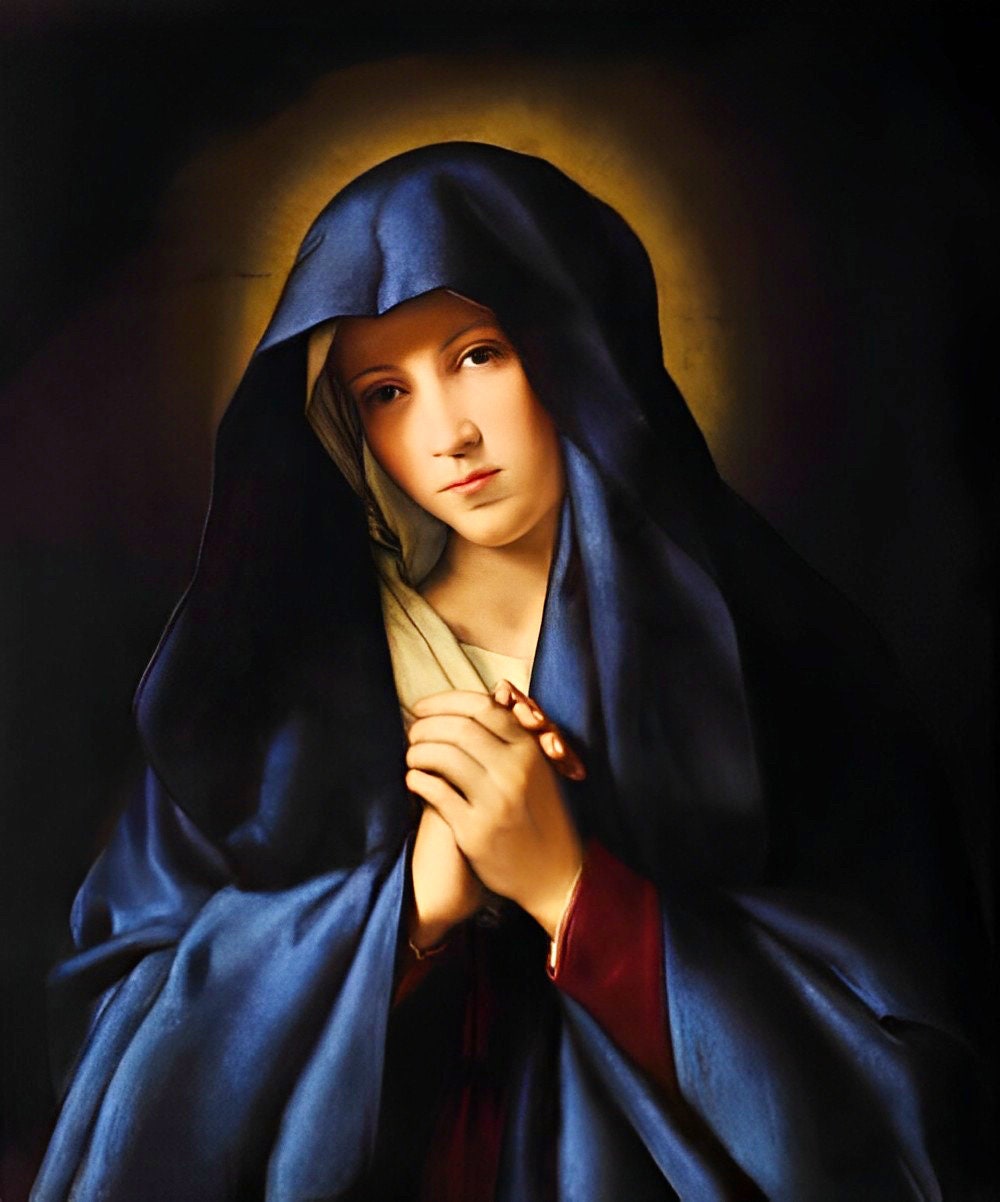 Our Lady Sorrowful Mother Mary Catholic Virgin Mother of God - Etsy