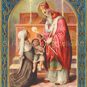 St Blaise Patron Saint of Throats Blessing February 3rd Catholic Feast ...