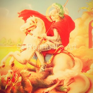 St George Slays the Dragon Patron Saint of England St George's Day ...
