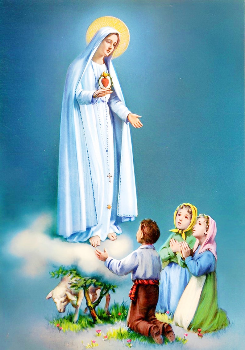Our Lady of Fatima Digital Downloads X3 Virgin Mary Apparition - Etsy