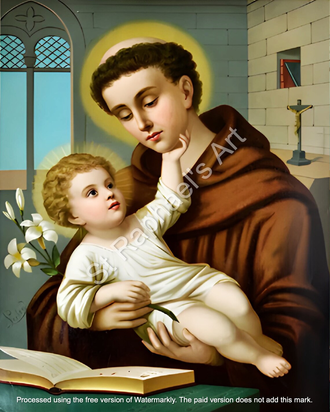 St Anthony and the Child Jesus Saint of Padua Catholic Digital ...