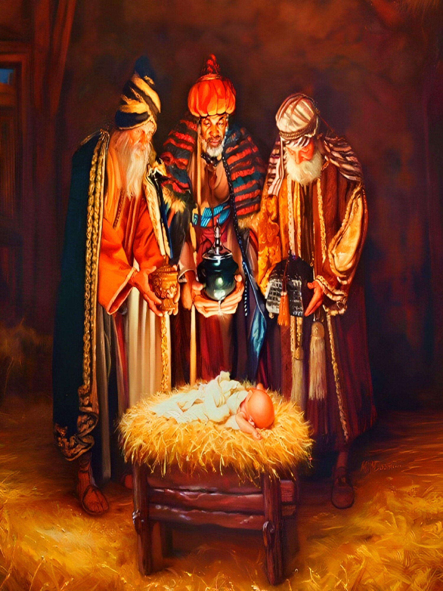 Three Kings Epiphany Adoration of the Magi Jesus Child Nativity ...