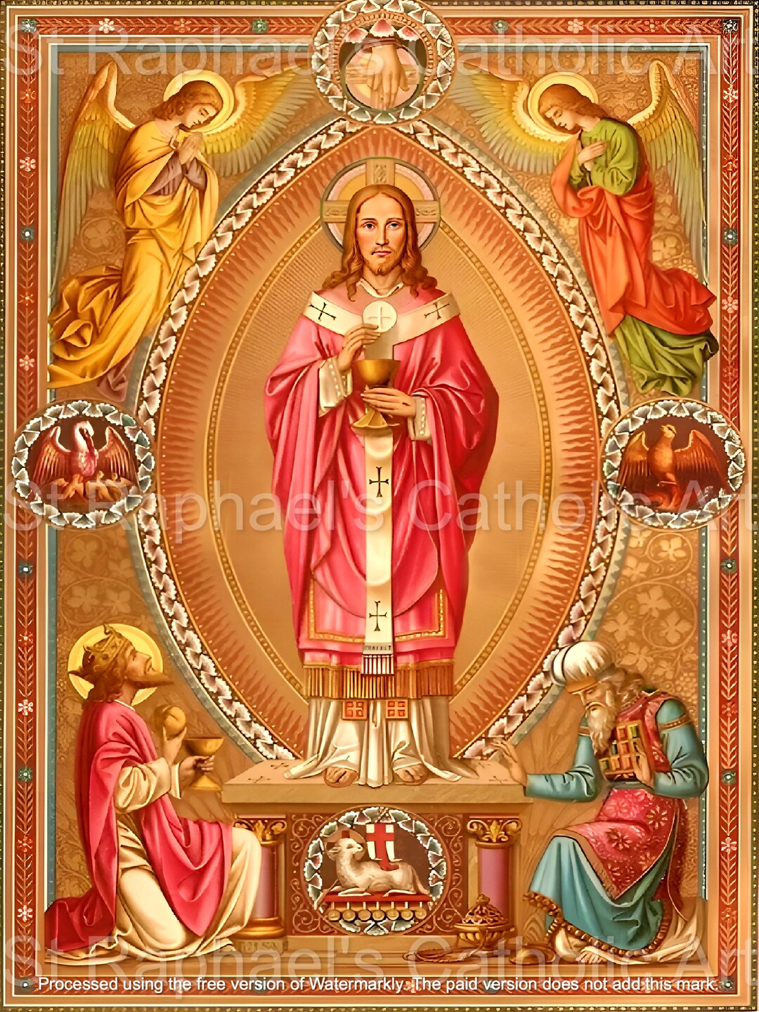 Catholic Holy Communion Corpus Christi Sacrifice of the Mass Jesus ...