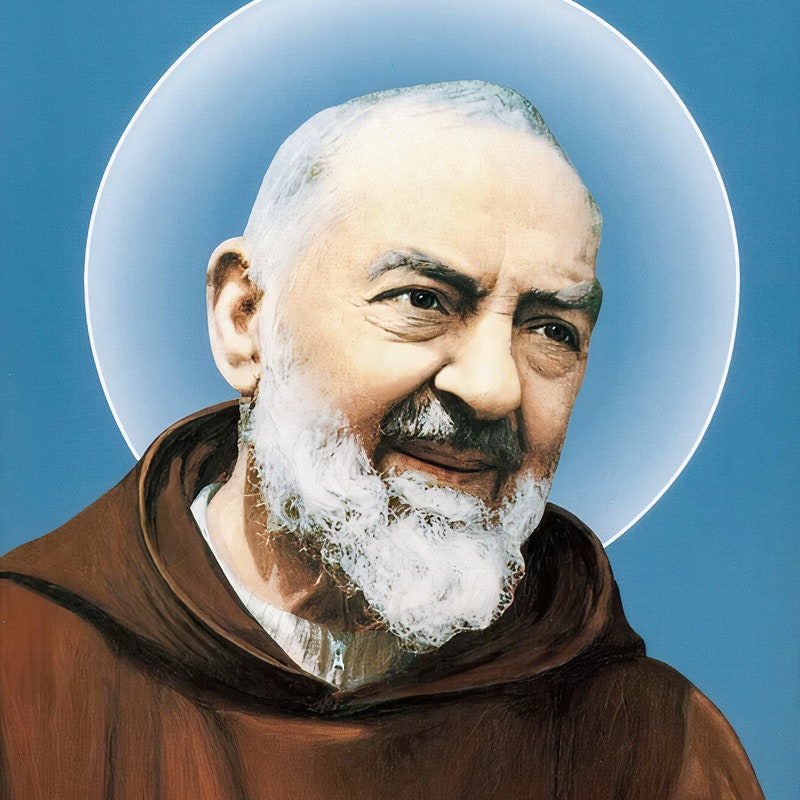 St Padre Pio Art Framed - Etsy