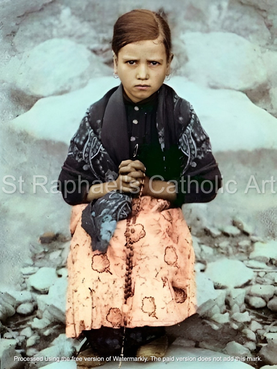 St Jacinta Marto Fatima Our Lady Apparition Portugal 1917 Catholic ...