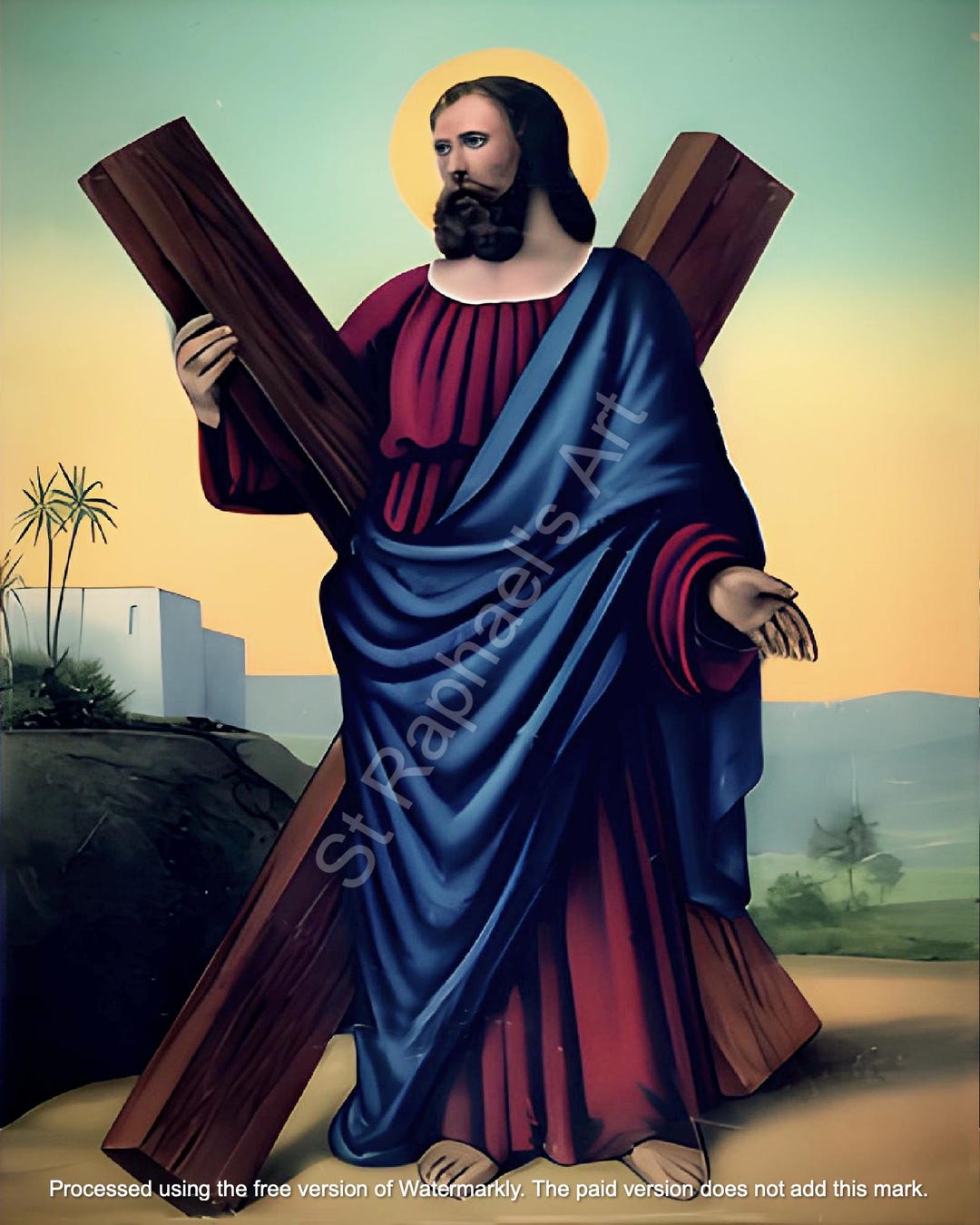 St Andrew Apostle and Martyr Cross Disciple of Jesus Patron Saint of ...