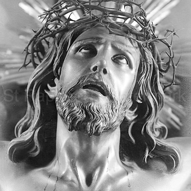 Jesus Face Mask - Etsy