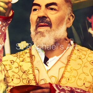 Padre Pio Holy Mass Communion Consecration Chalice Host Sacrifice of ...