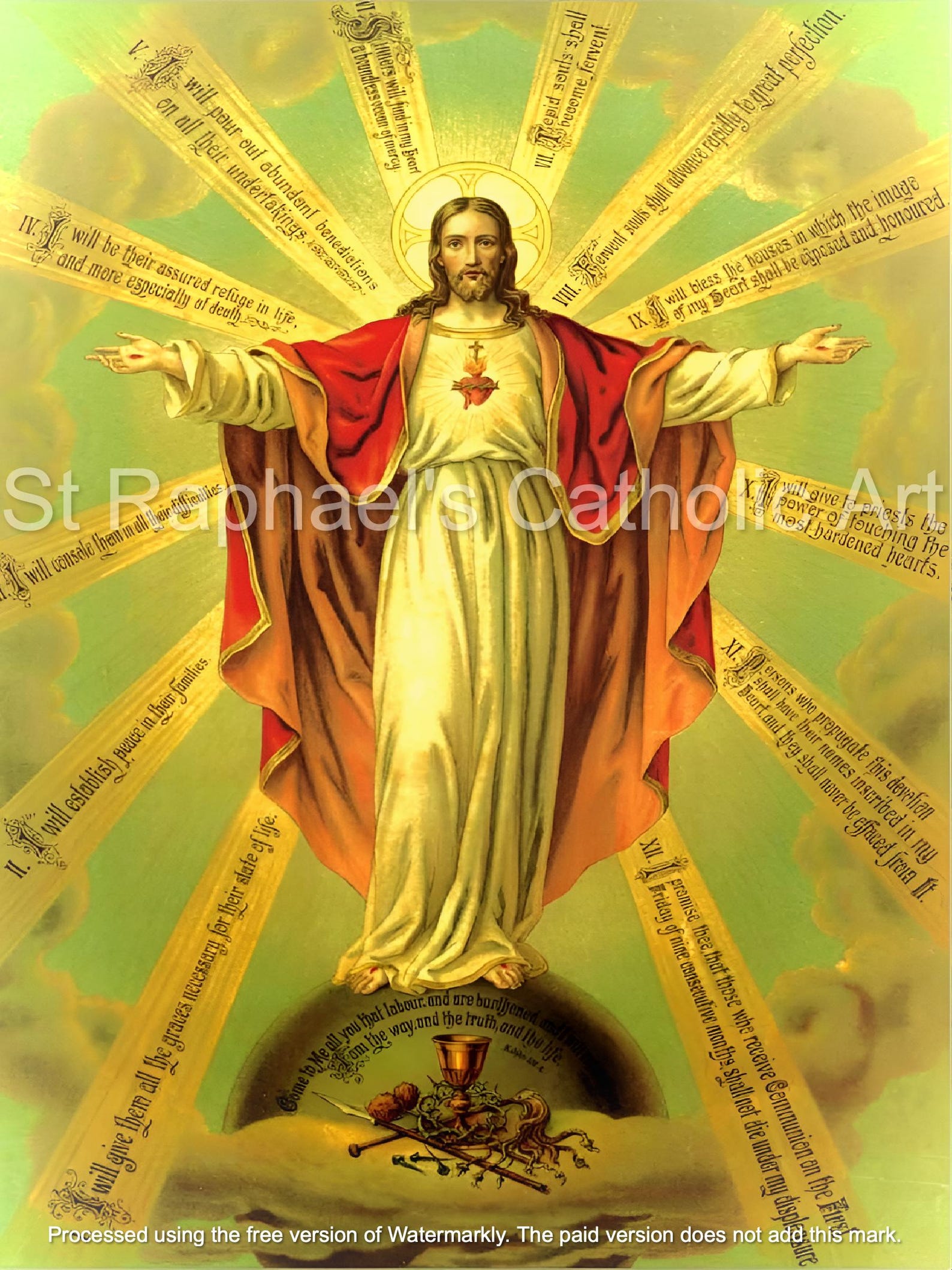 Sacred Heart First Friday Promises Catholic Devotion to Jesus Holy ...
