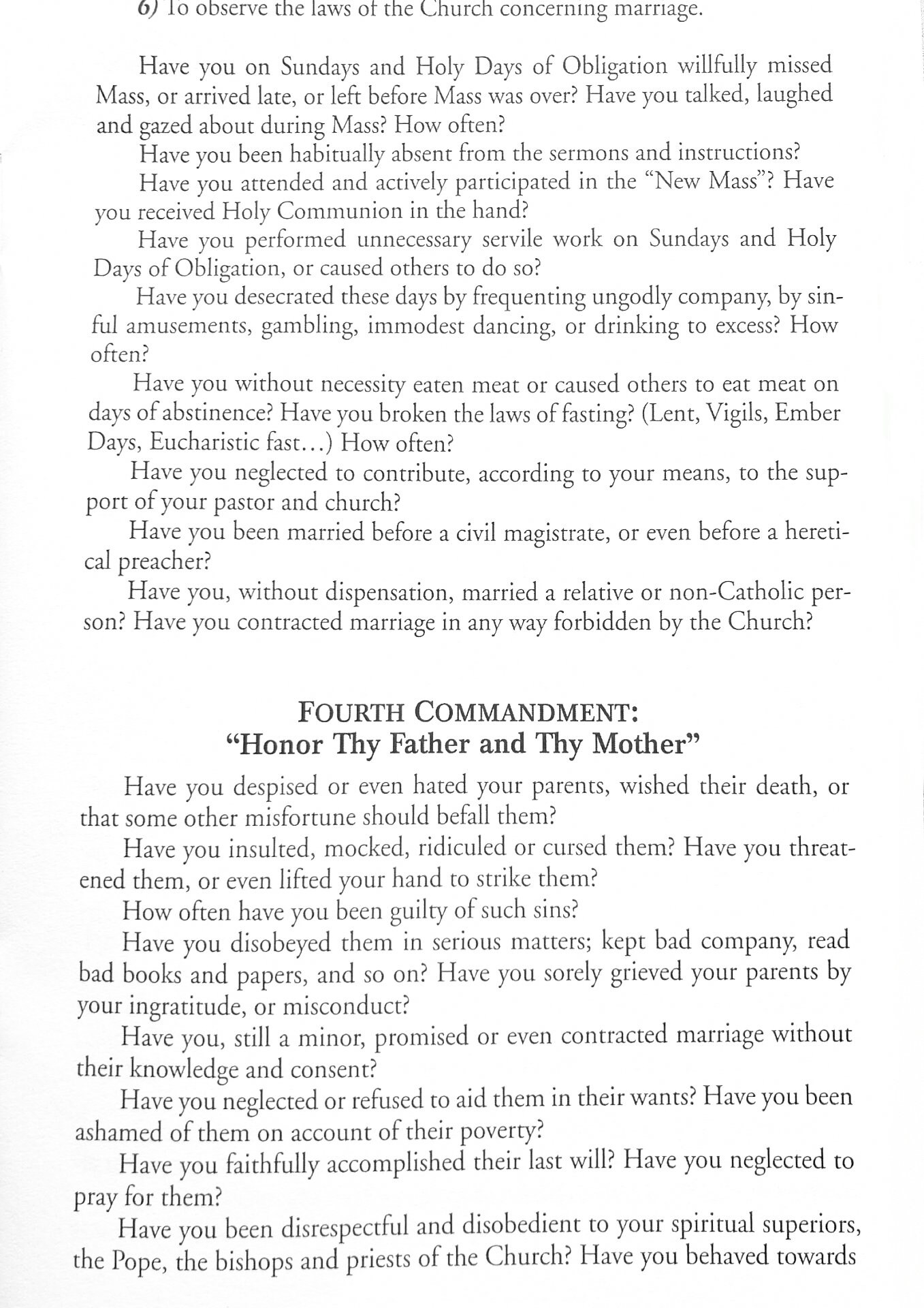 Catholic Confession Manual General Confession St Ignatius Retreat Sin ...