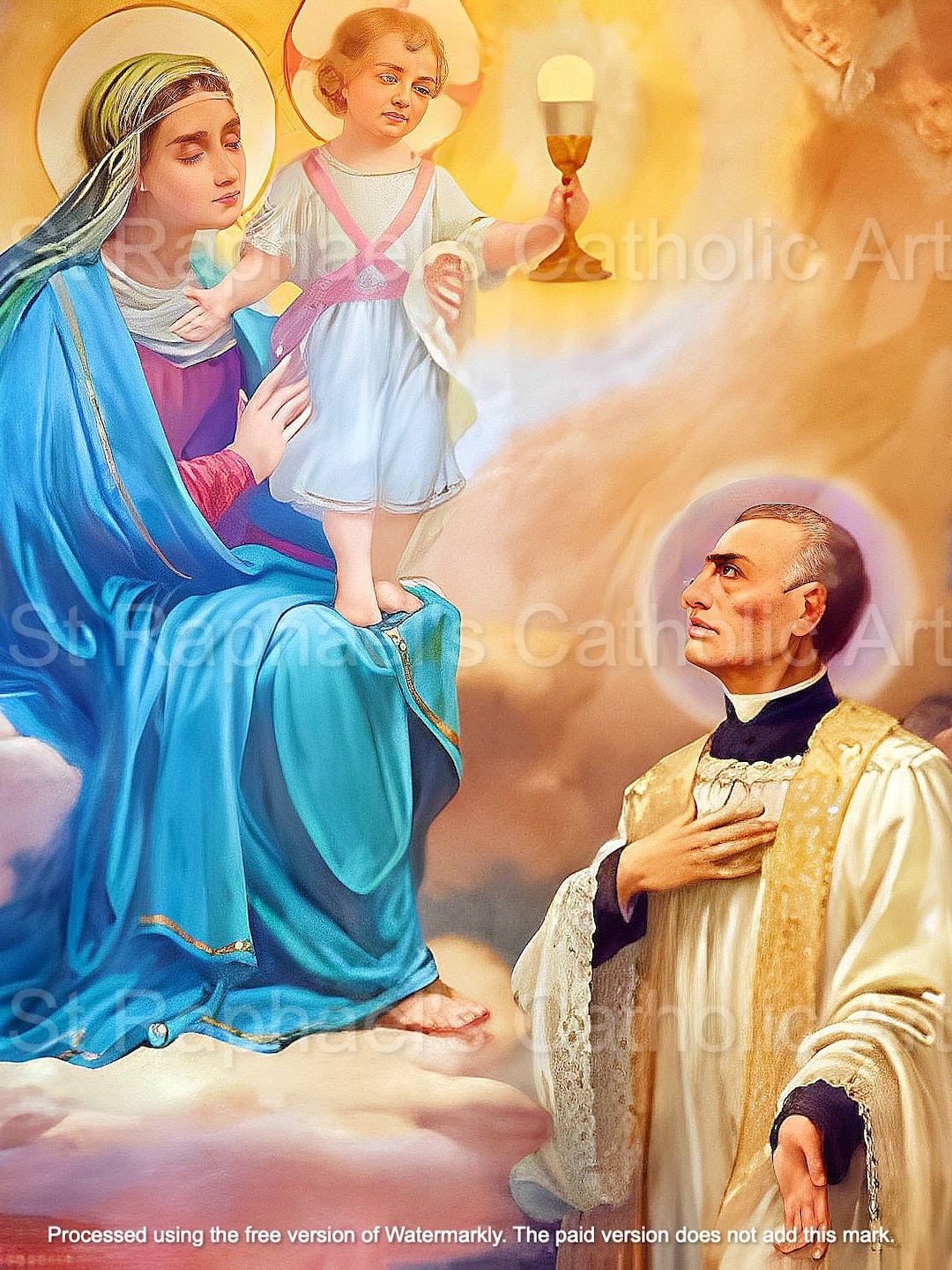 St Peter Julian Eymard Our Lady of the Blessed Sacrament Holy - Etsy