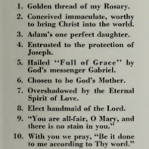 How to Pray the Rosary Holy Devotion Prayer Traditional Catholic - Etsy