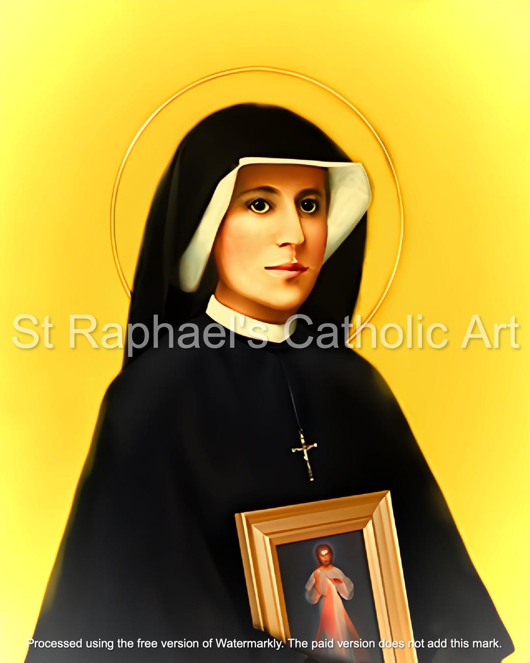 Sister Faustina Saint Divine Mercy Catholic Digital Downloads - Etsy