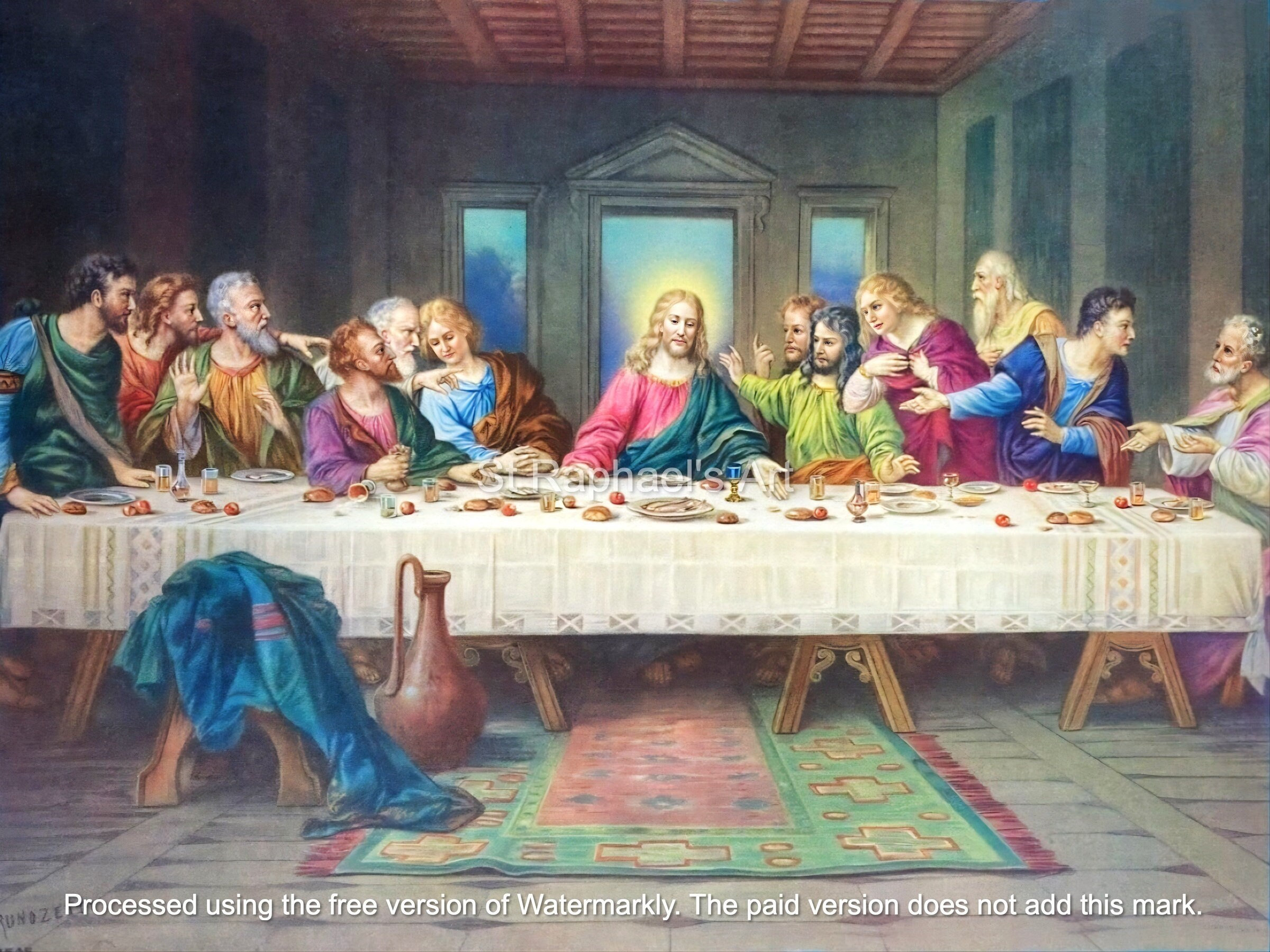 Jesus Last Supper Apostles Holy Week Lent Easter Holy Mass Catholic ...