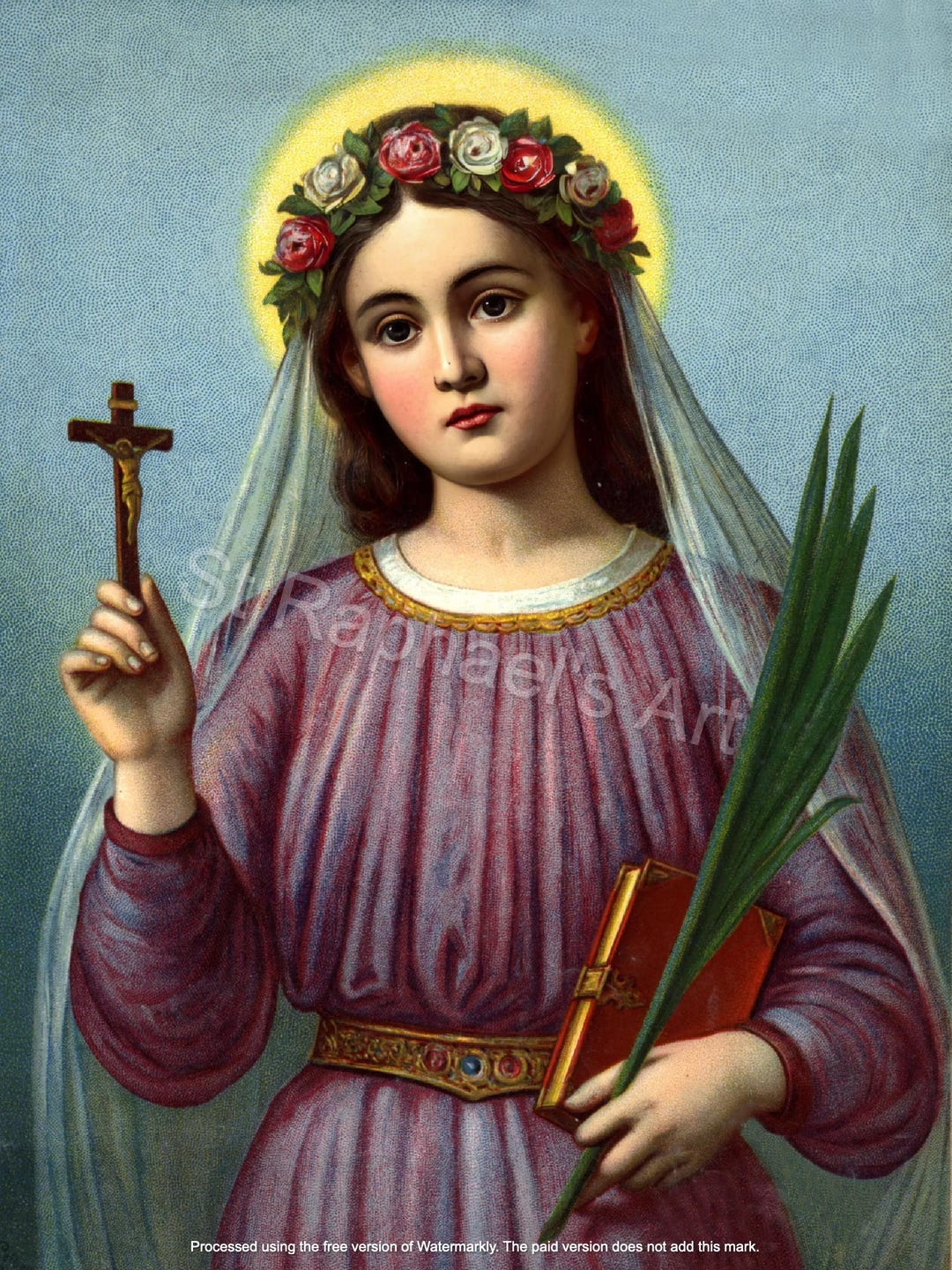 Saint Caroline Patron Saint of Purity Catholic Girls Digital Downloads ...