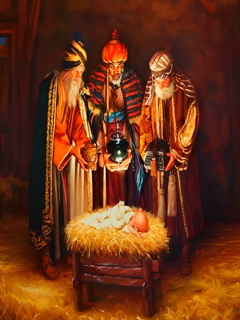 Three Kings Epiphany Adoration of the Magi Jesus Child Nativity ...
