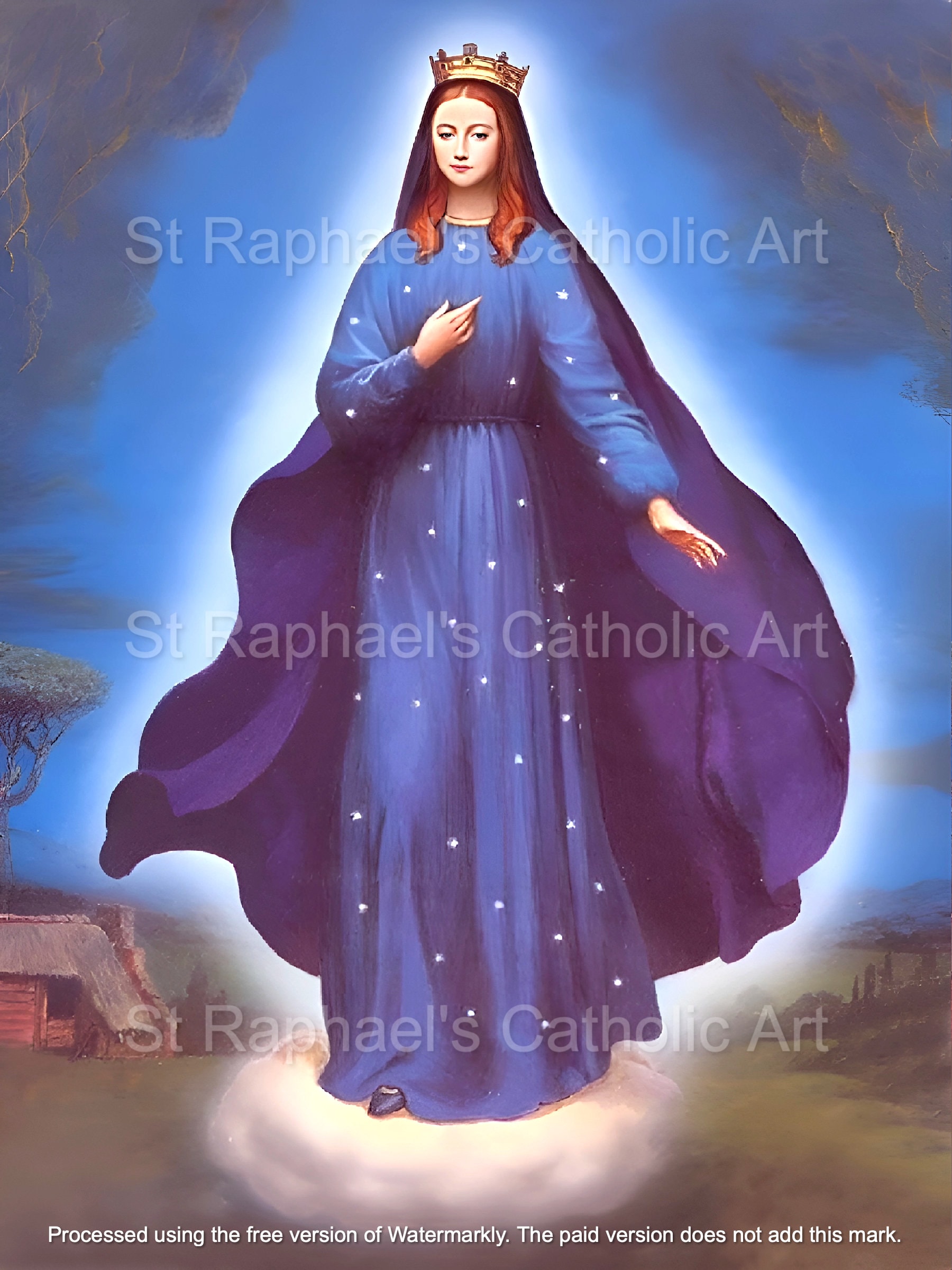 Our Lady of Hope Virgin Mary Pontmain France Traditional CATHOLIC ...