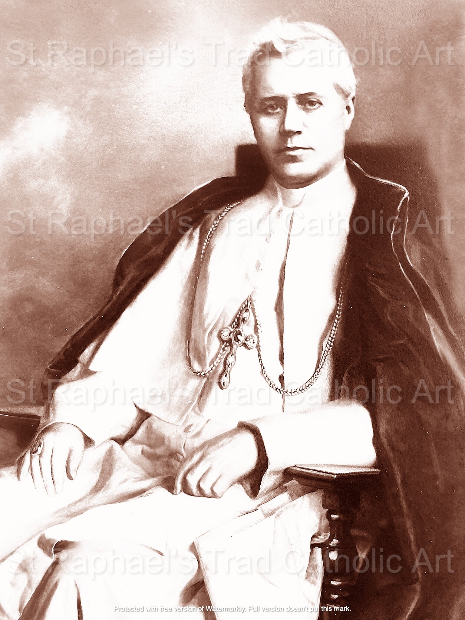 Pope Pius X Rare Young Pope Elected Saint Against Modernism Traditional ...