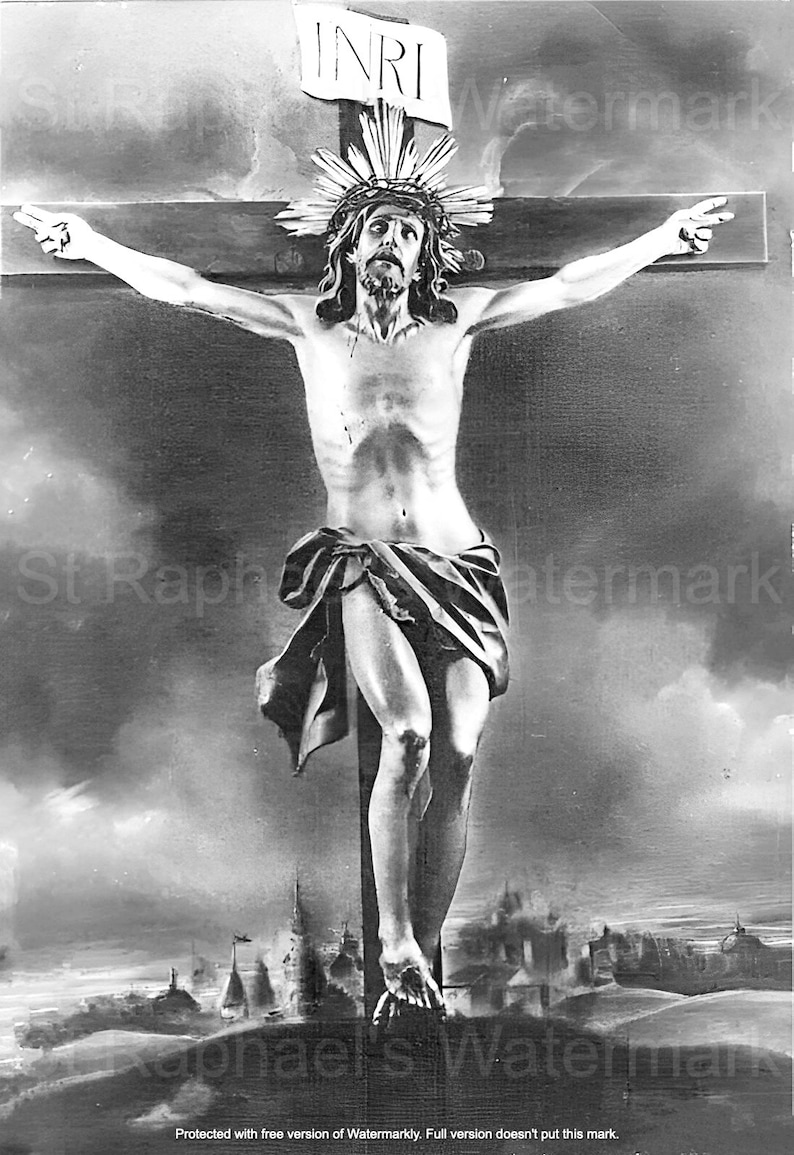 Jesus Holy Face Catholic Crucifixion Christ of Limpias Lent Holy Week ...