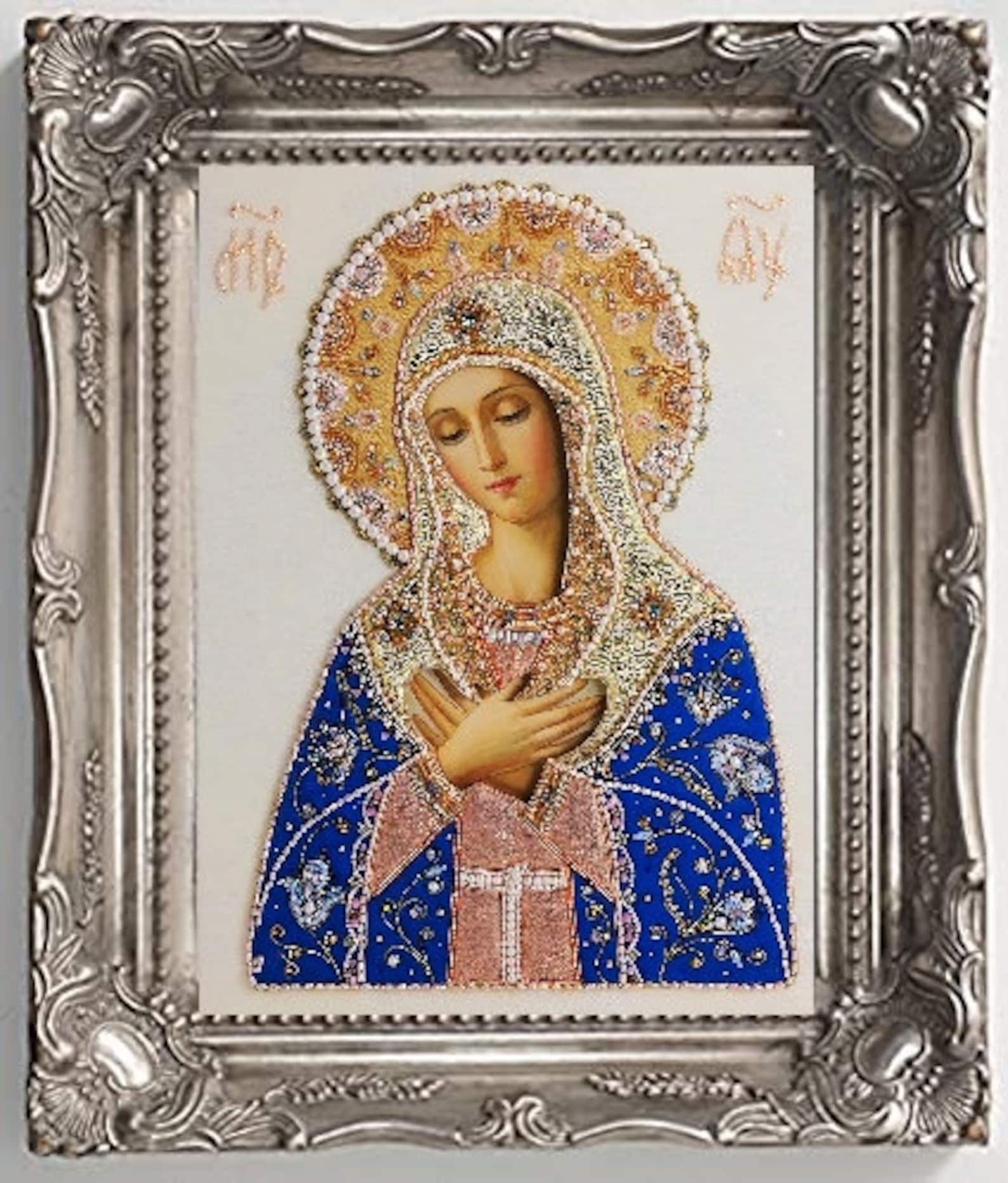 Virgin Mary Icon Print, Catholic Art, Our Lady (digital Download) - Etsy