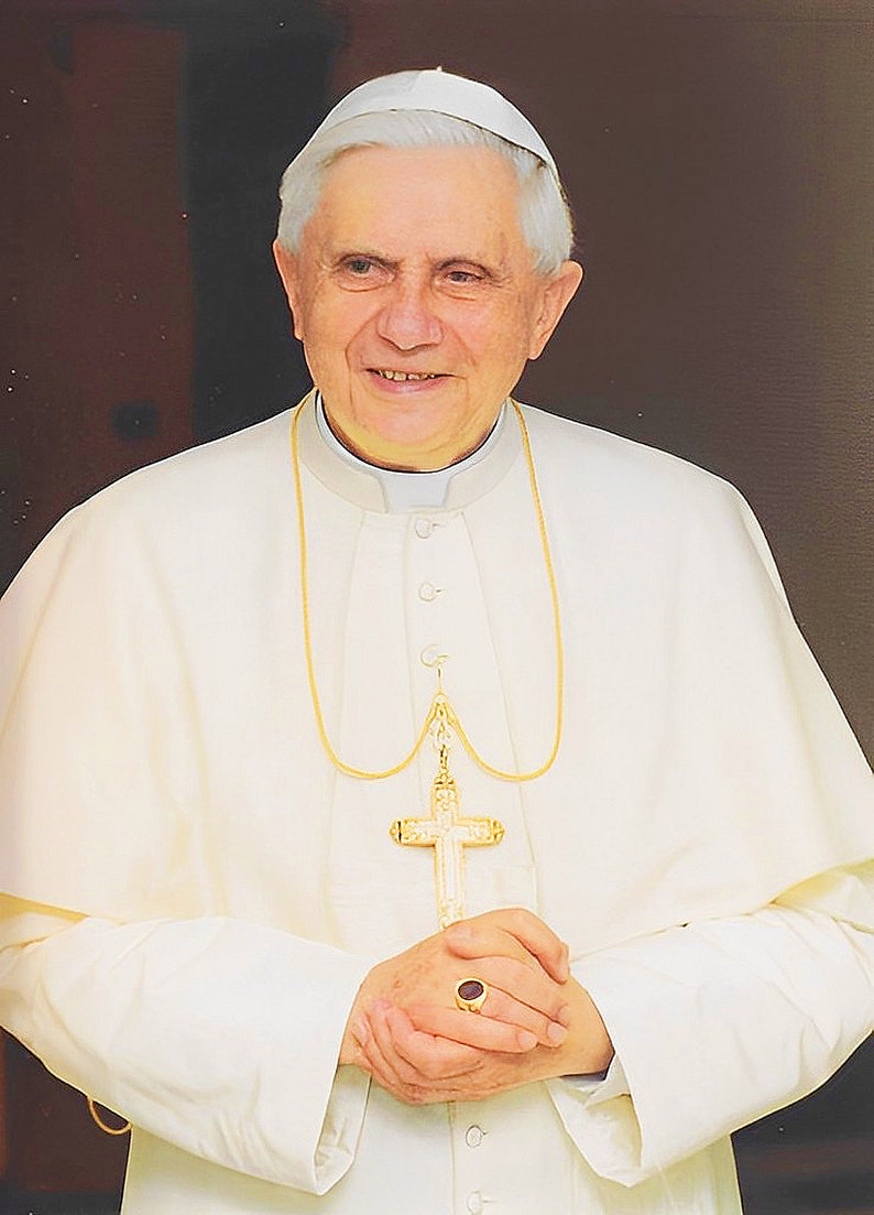 Pope Benedict XVI Catholic Vatican Rome Church Picture - Etsy