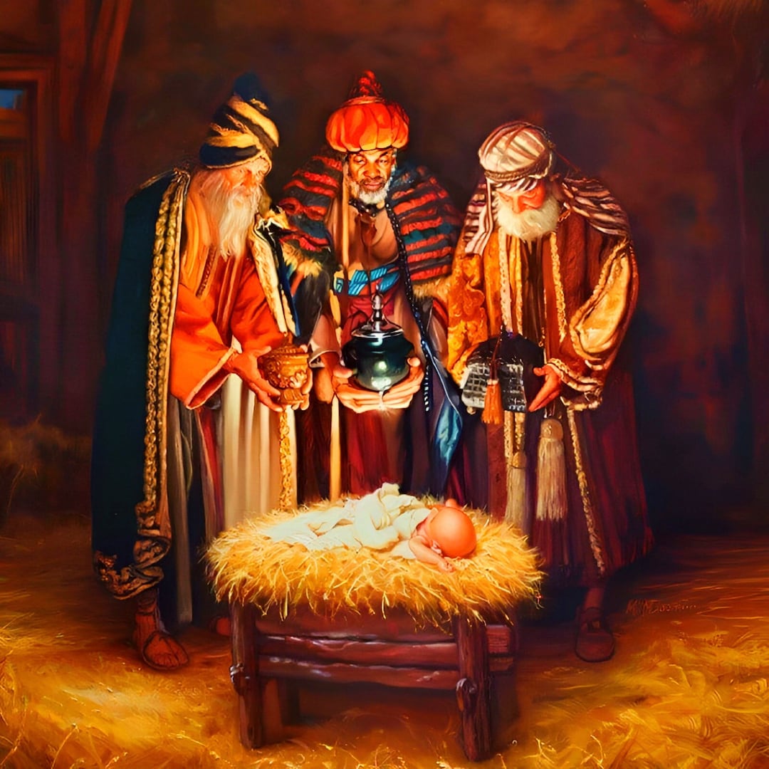 Three Kings Epiphany Adoration of the Magi Jesus Child Nativity ...