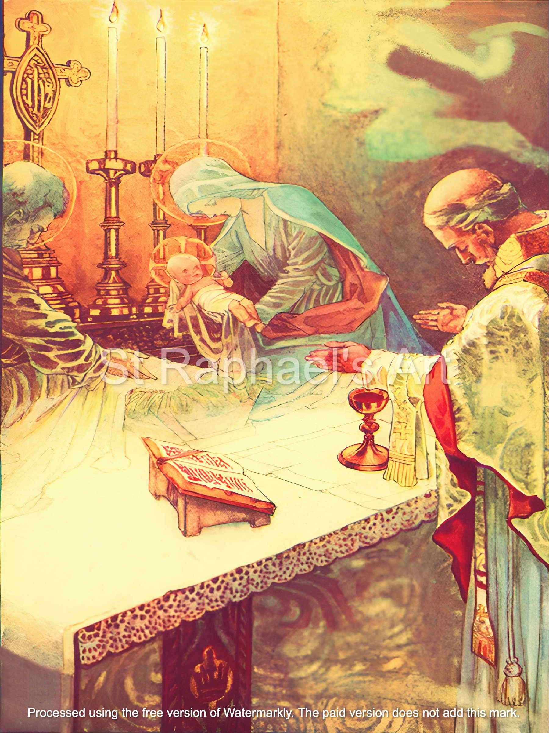Traditional Latin Mass Jesus Sacrifice Altar Catholic Digital Download ...