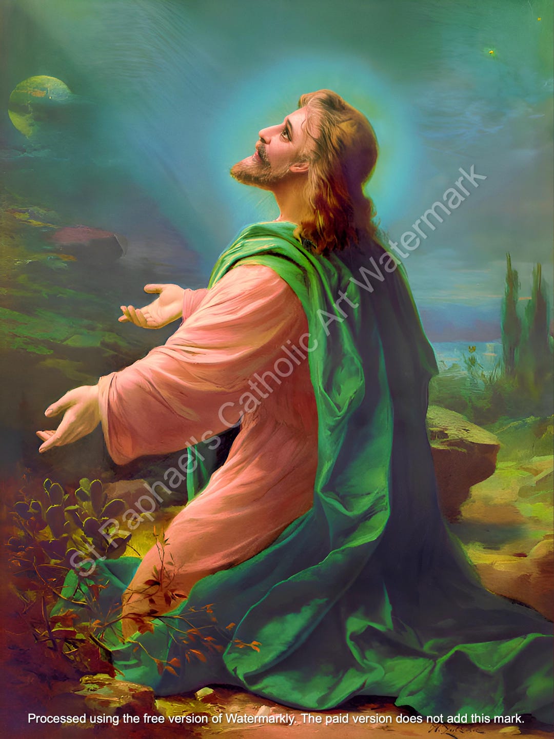 Jesus Garden of Gethsemane Christ's Passion Maundy Thursday Holy Week ...