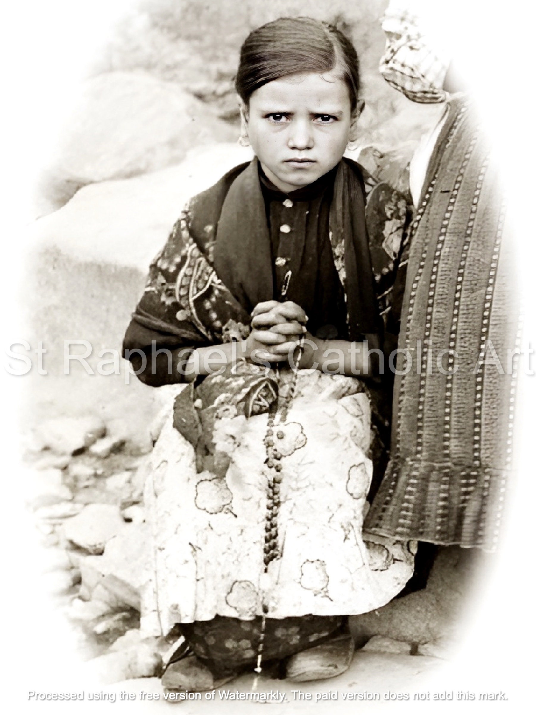 St Jacinta Marto Fatima Our Lady Apparition Portugal 1917 Catholic ...