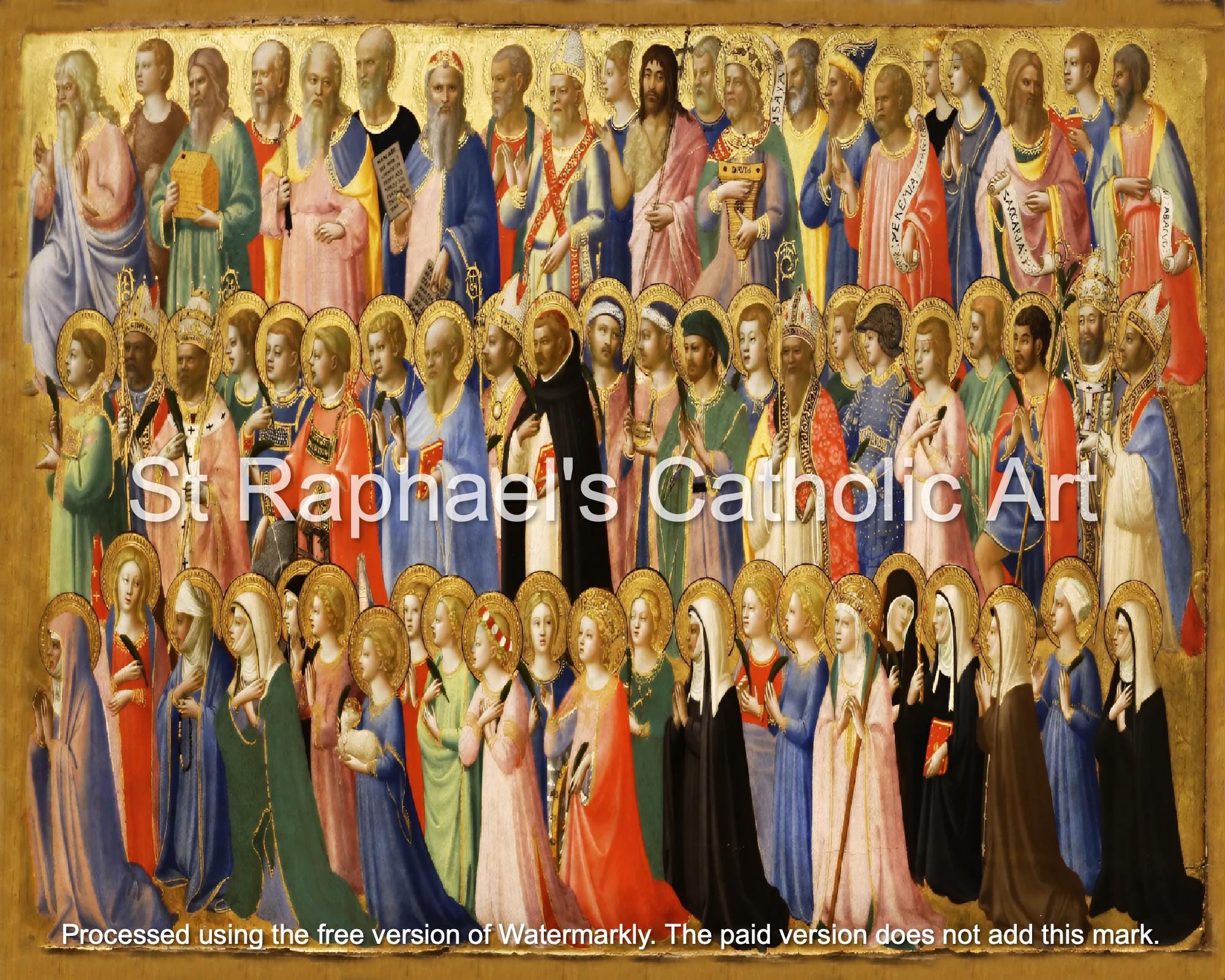 All Saints Catholic Feast Day November 1st Holy Picture Digital ...