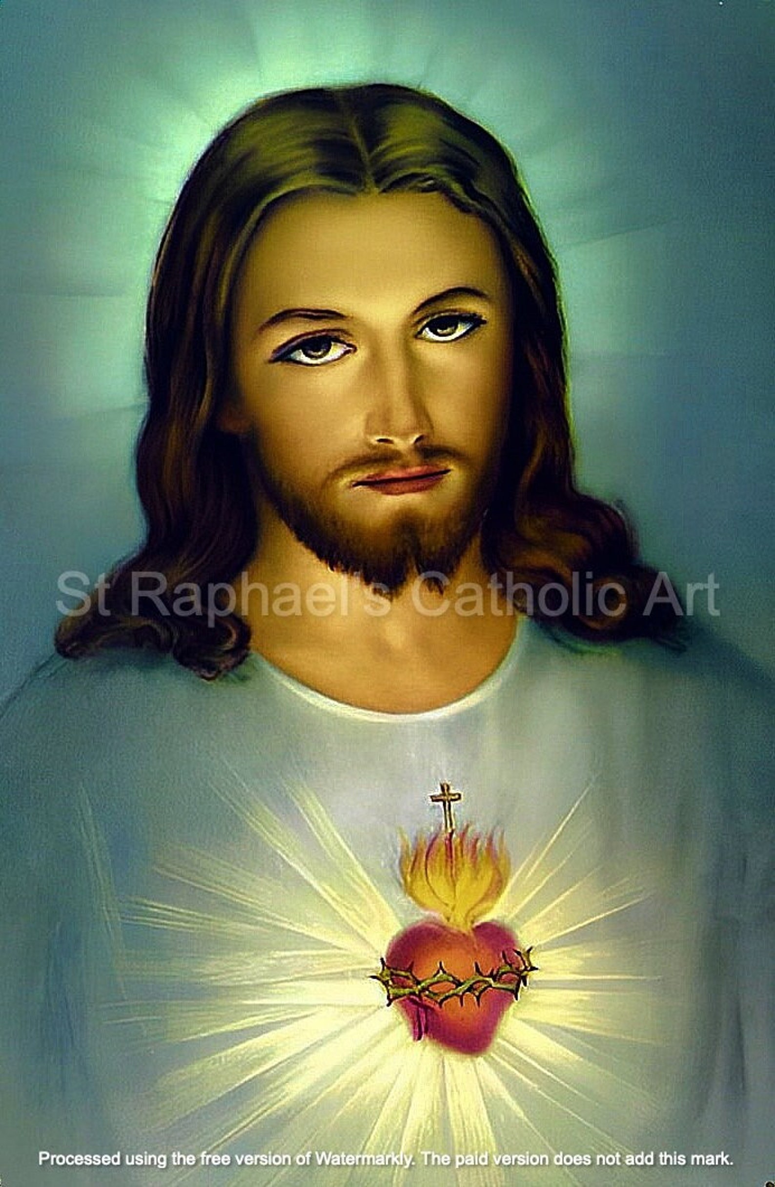 Divine Mercy Sacred Heart Jesus Love Catholic Art Digital Downloads - Etsy