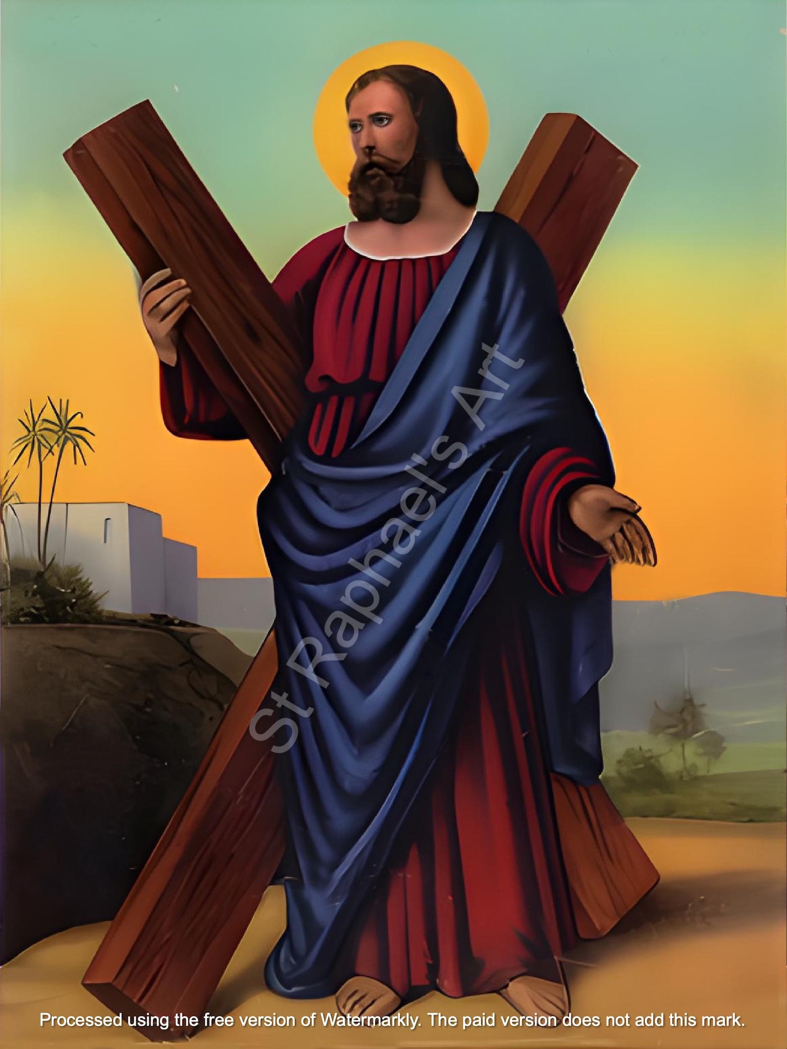 St Andrew Apostle and Martyr Cross Disciple of Jesus Patron Saint of ...