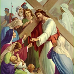 Way of the Cross Complete 14 Stations Jesus Crucifixion Stations of the ...