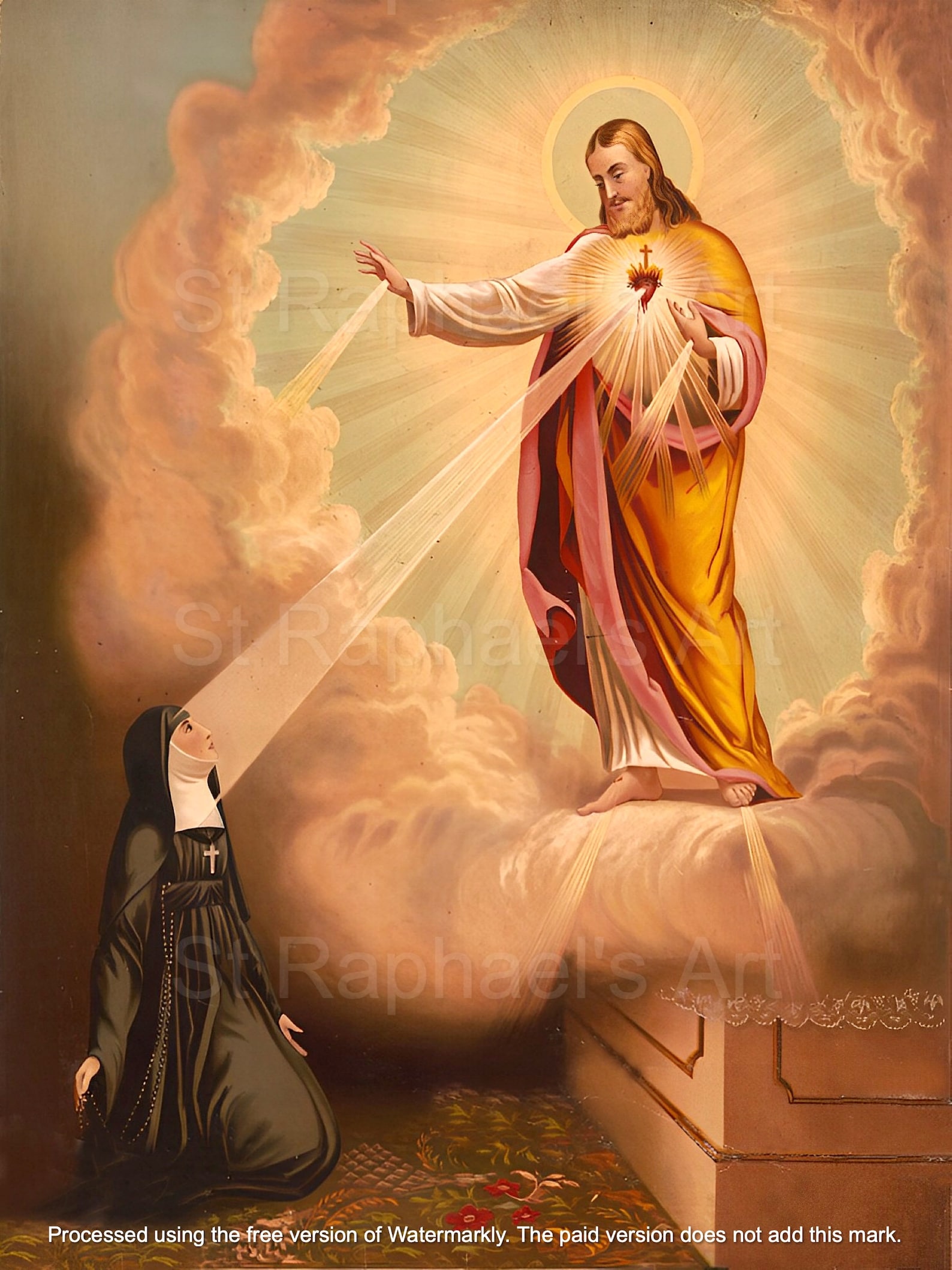 St Margaret Mary Sacred Heart of Jesus First Friday Devotion Digital ...