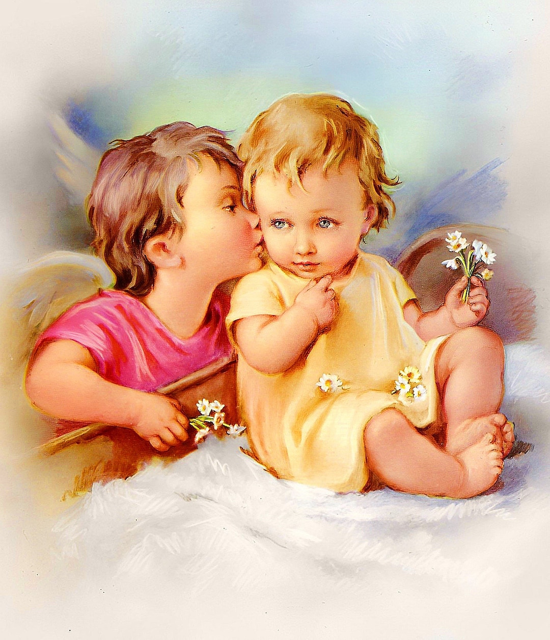 Guardian Angel Child Protection Catholic Art Digital Downloads - Etsy