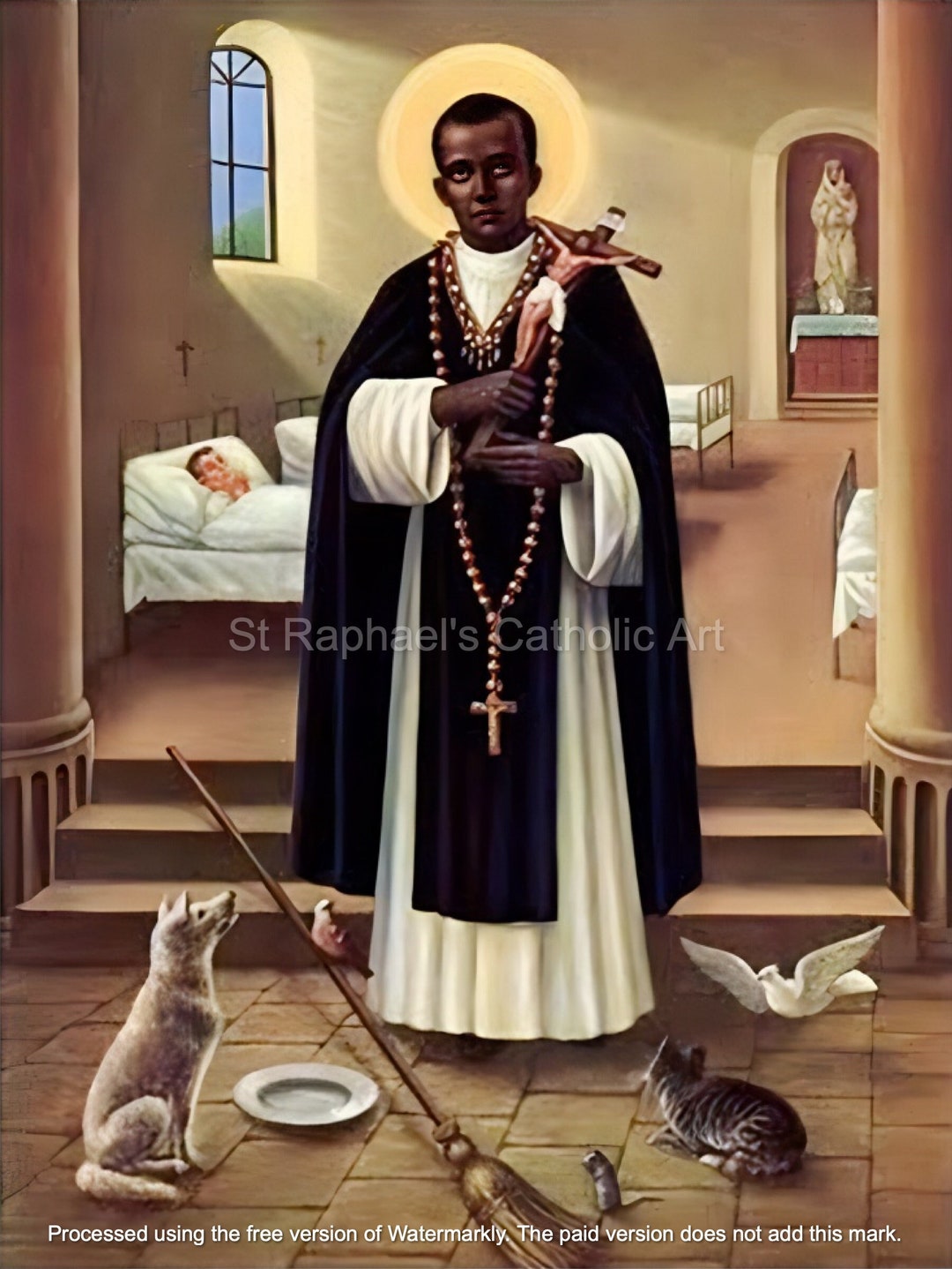 St Martin De Porres Saint South America Catholic Digital Downloads - Etsy