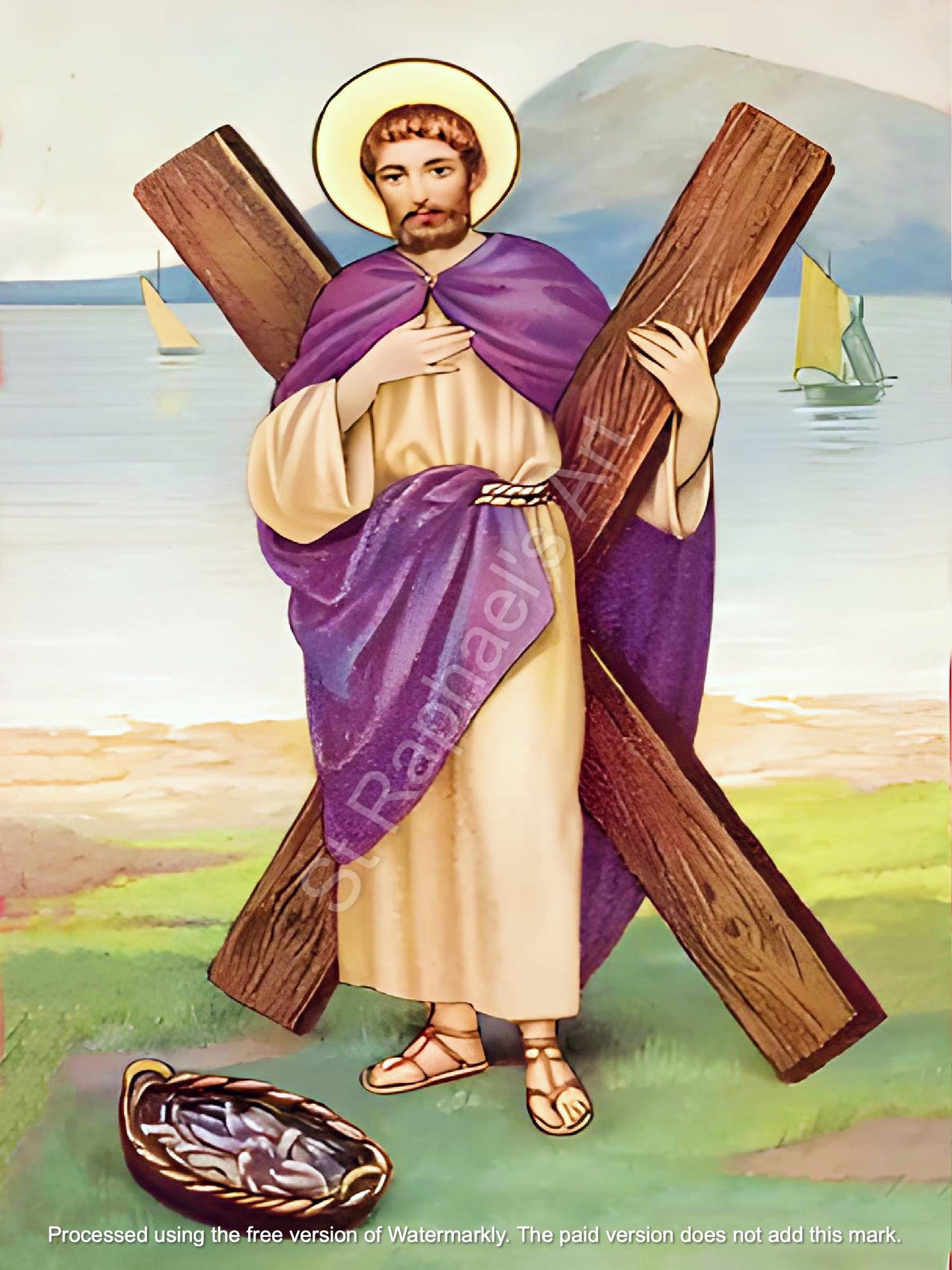 St Andrew Apostle and Martyr Cross Disciple of Jesus Patron Saint of ...