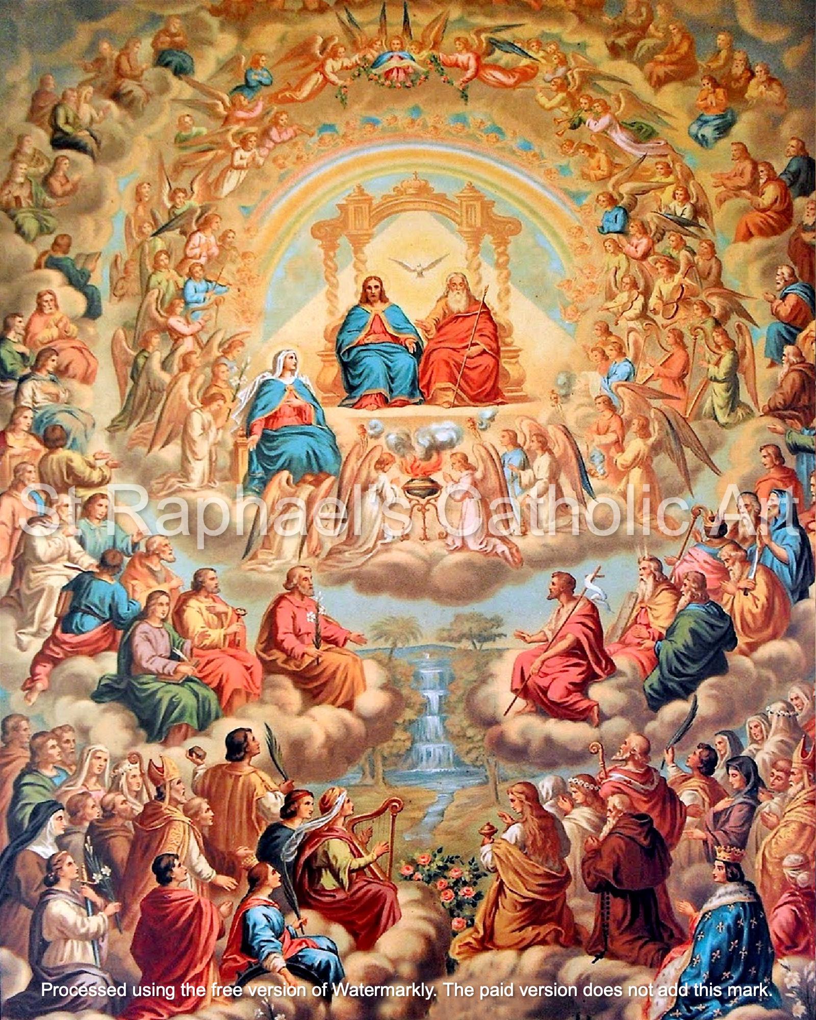 All Saints Catholic Feast Day November 1st Holy Picture Digital ...