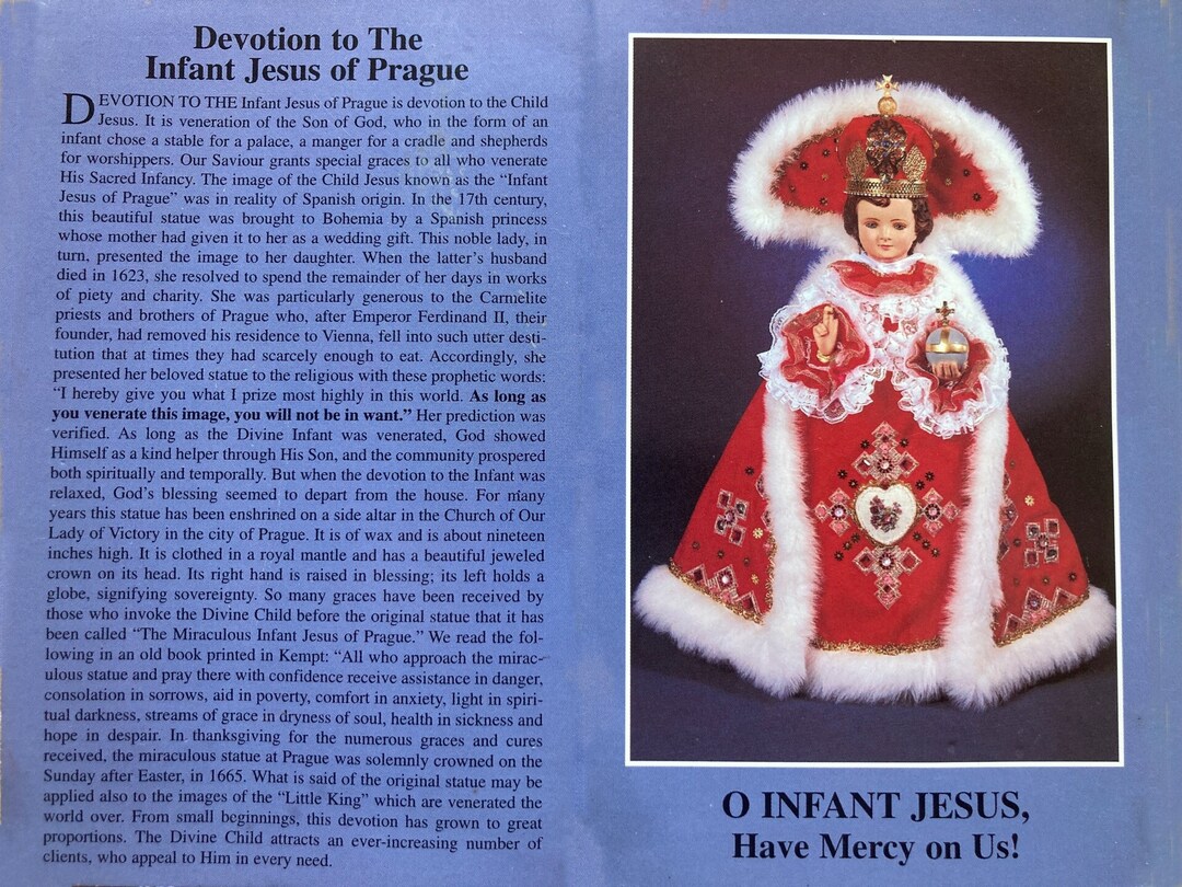 Holy Infant of Prague Powerful Novena for Urgent Need Catholic Prayer ...