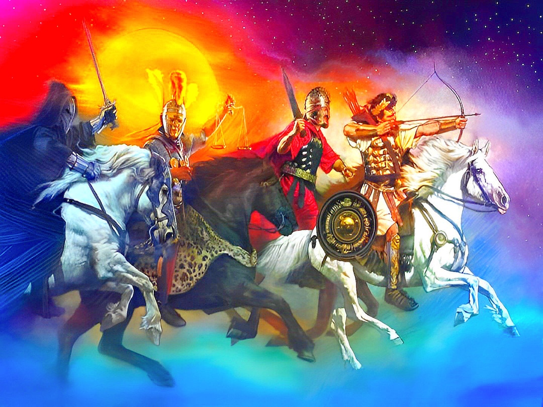 Horsemen of the Apocalypse Biblical Art Christianity Digital - Etsy