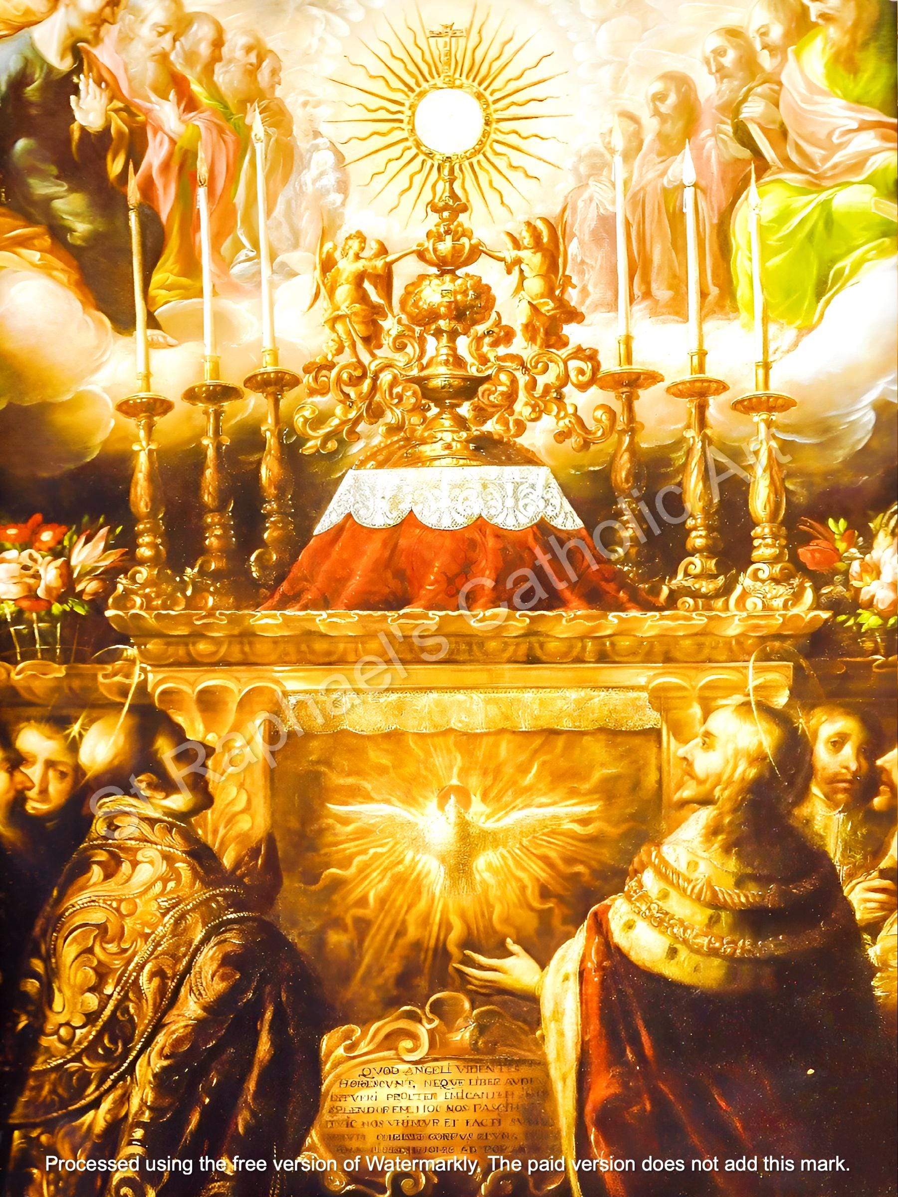 Corpus Christi Catholic Holy Feast Day Body of Christ Holy Eucharist ...
