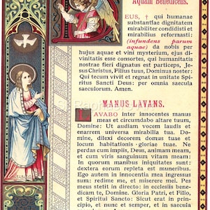 Latin Mass Altar Cards Traditional Catholic Tridentine Pre Vatican 2 ...