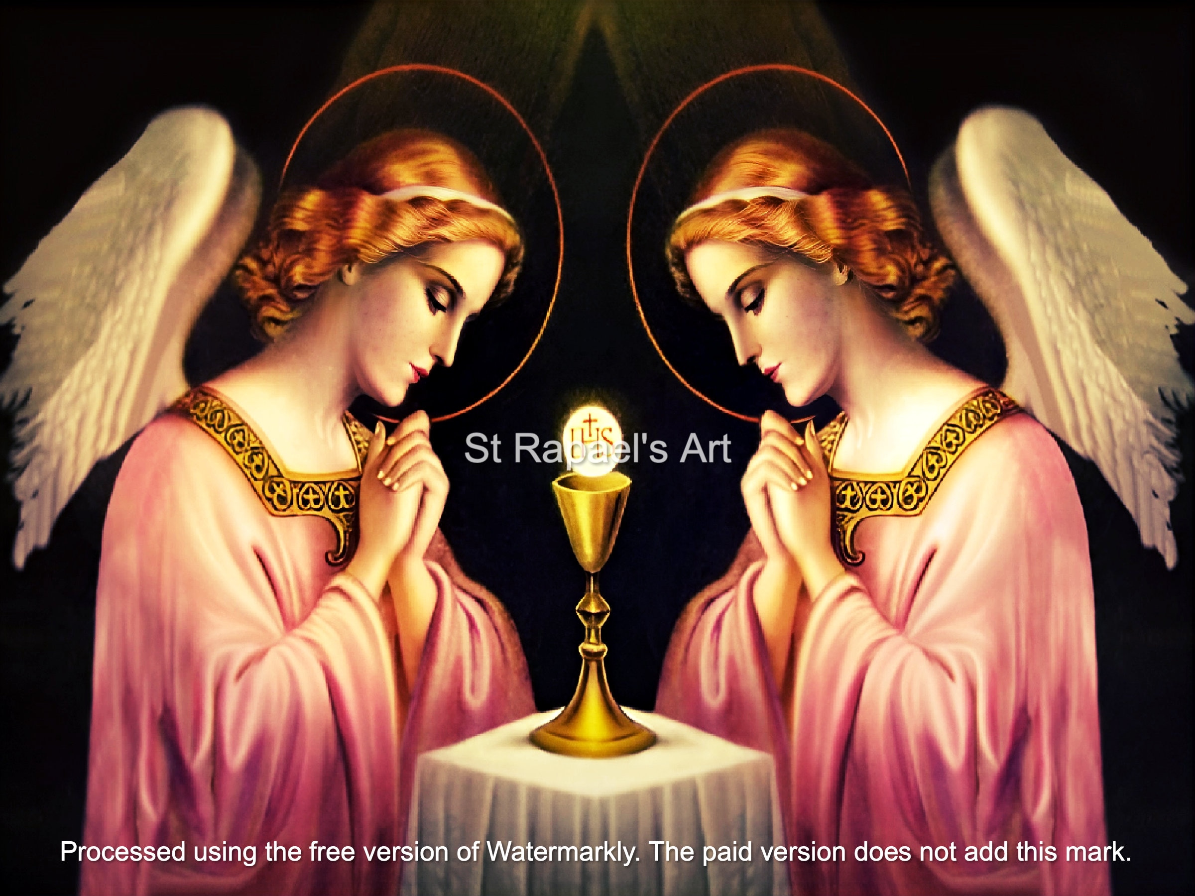 Adoration Angels Blessed Sacrament Jesus Holy Eucharist Benediction ...